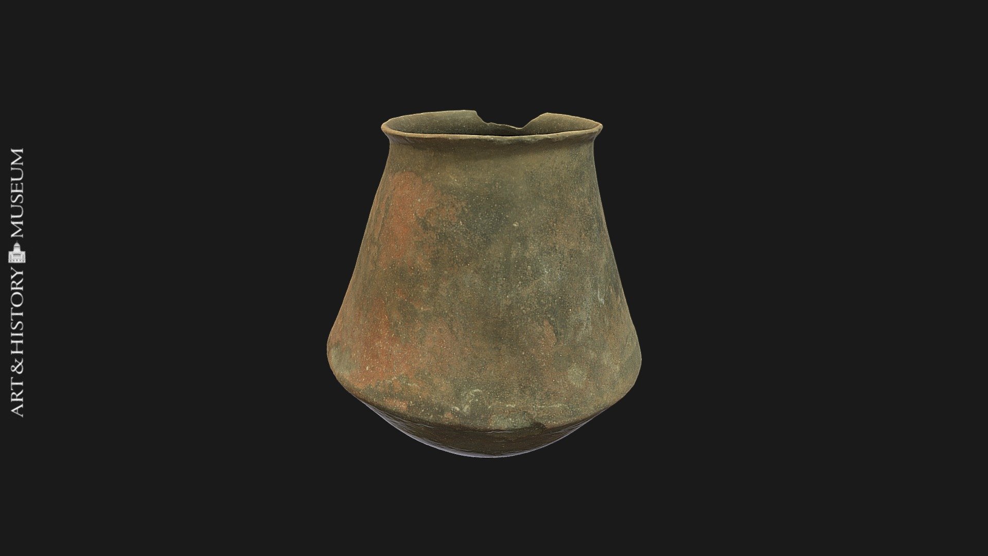 Carinated vase with flaring rim - PG.41.1.188 - Download Free 3D model ...