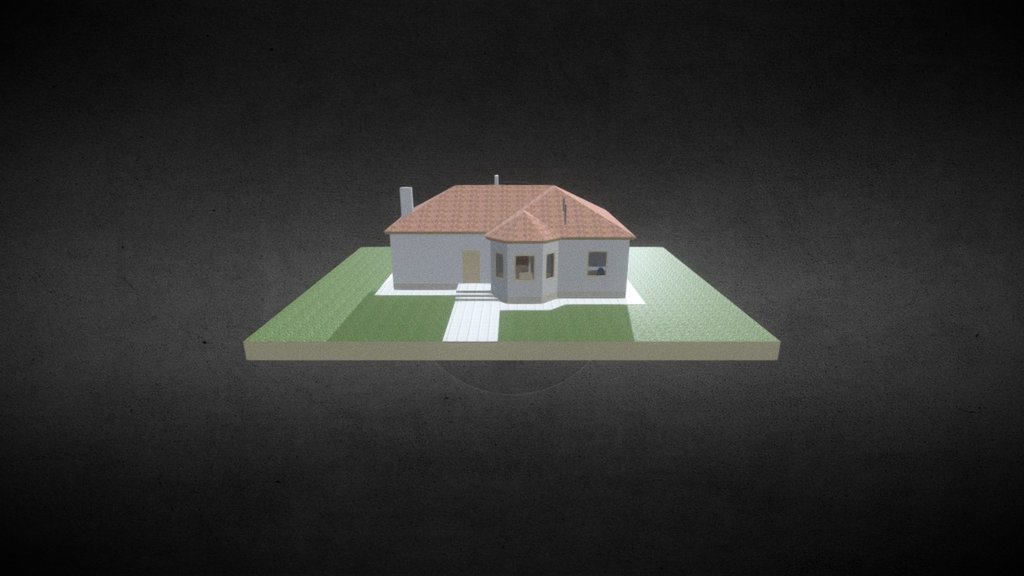 Дом крыша4 - 3D model by romarri [db9f2d0] - Sketchfab