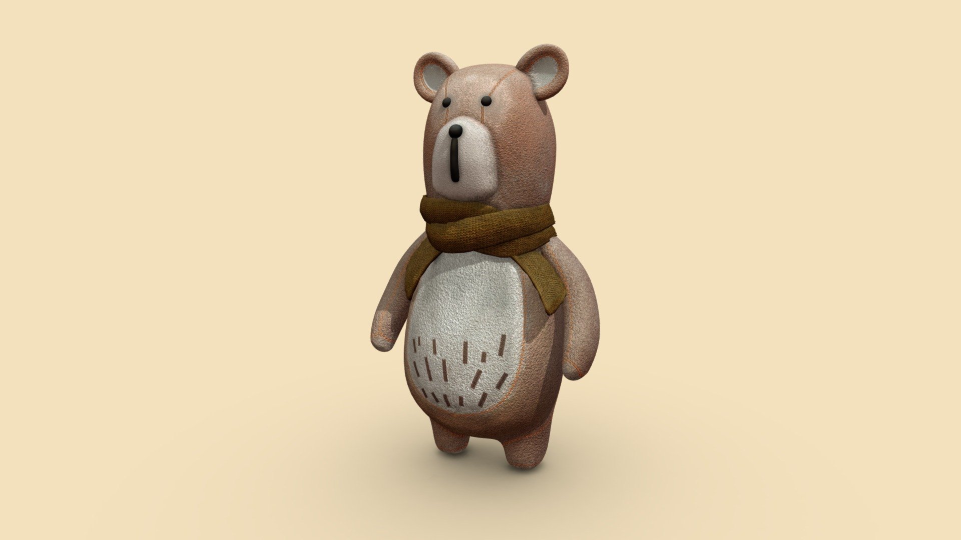 Teddy bear - Download Free 3D model by hendi (@hendiart) [db9f6f3 ...