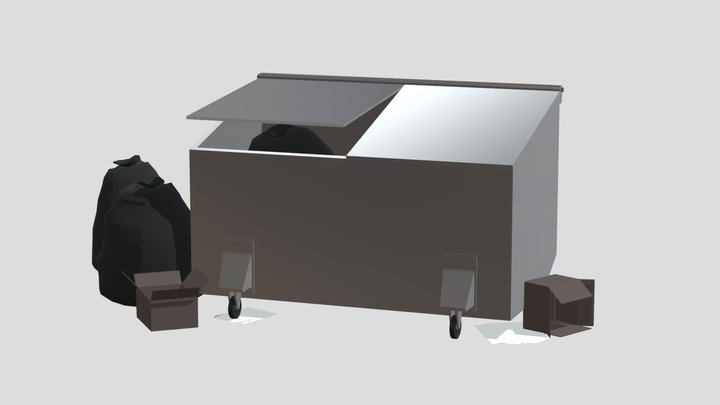 Dustbin 3D models - Sketchfab
