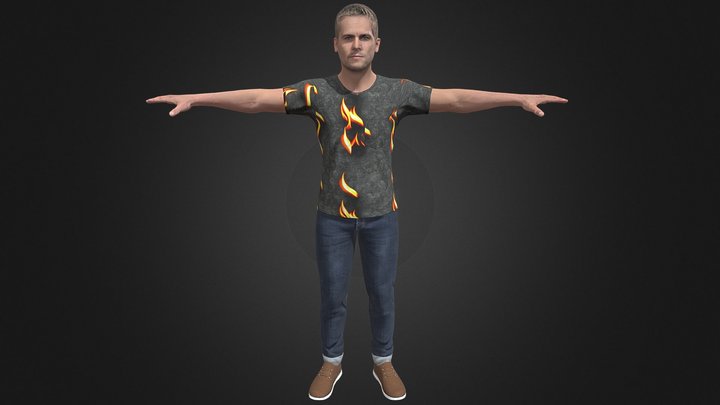 Paulwalkermodel 3D models - Sketchfab