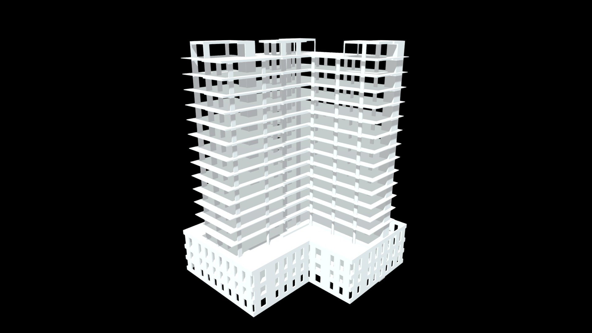 RESIDENCIAL IGUAÇU - Download Free 3D model by mauriciocaberlon ...
