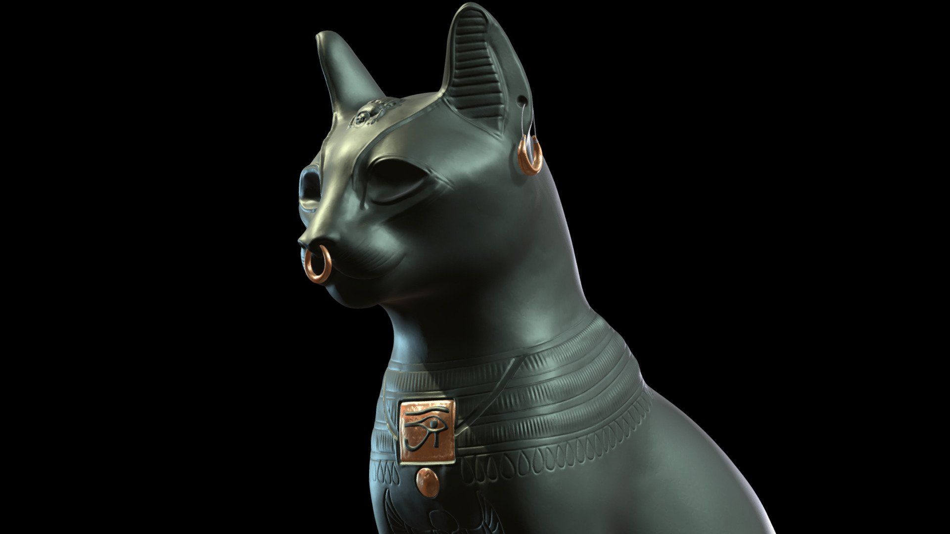 The Gayer-Anderson Cat - Restoration - Buy Royalty Free 3D model by ...