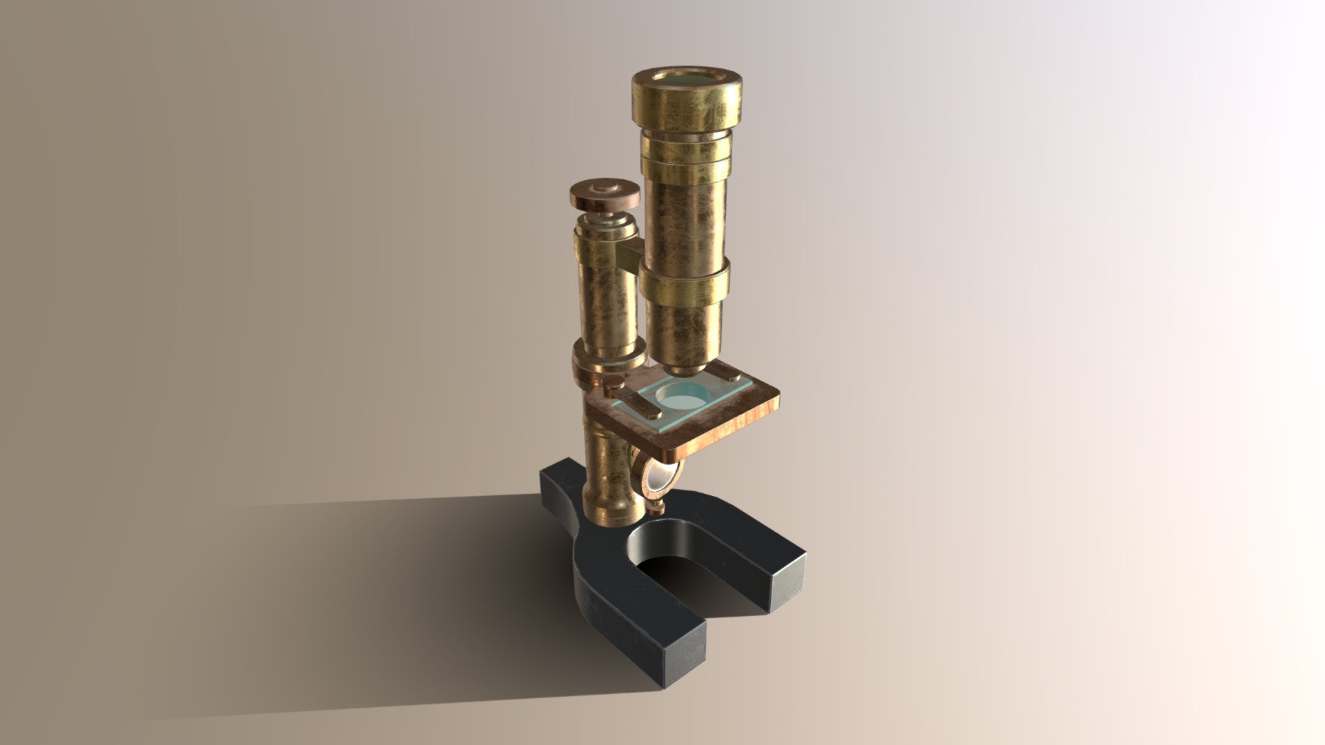 Stylized Low-poly Microscope - 3D model by Art-Teeves [dba3ff6] - Sketchfab