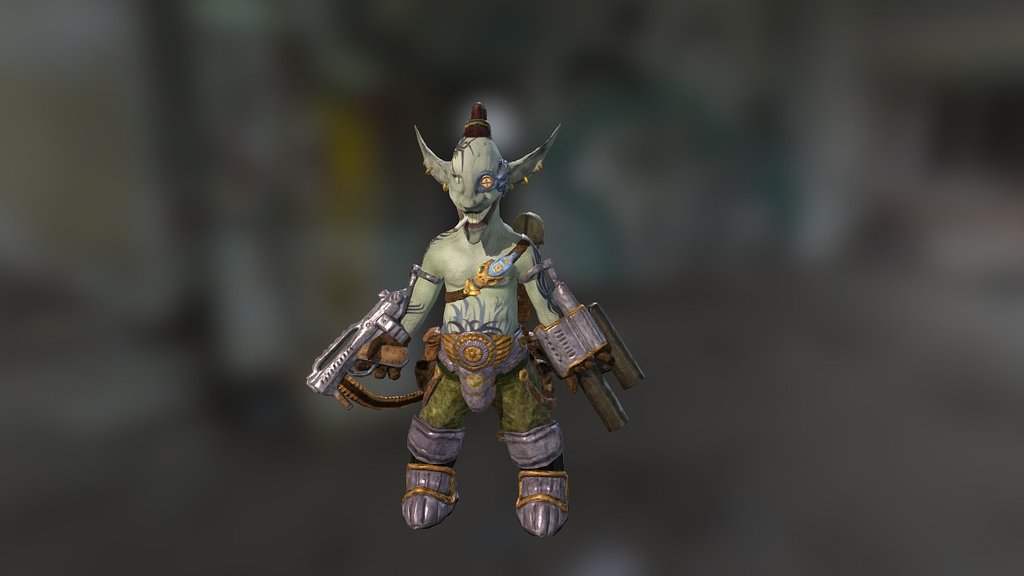 Goblin Gunslinger - 3D model by piorun [dba853a] - Sketchfab