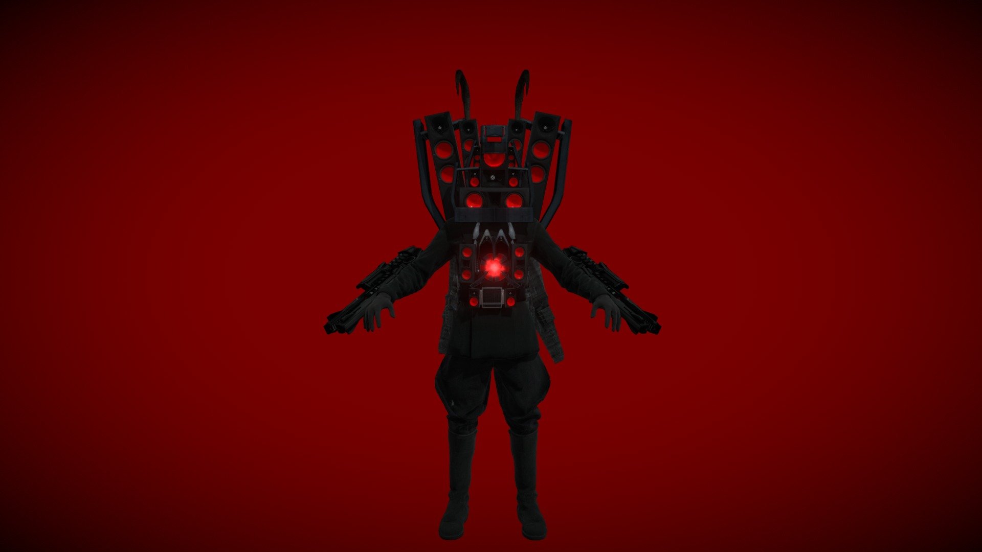 Dark Titan Speakerman [ first version ] - Download Free 3D model by ...