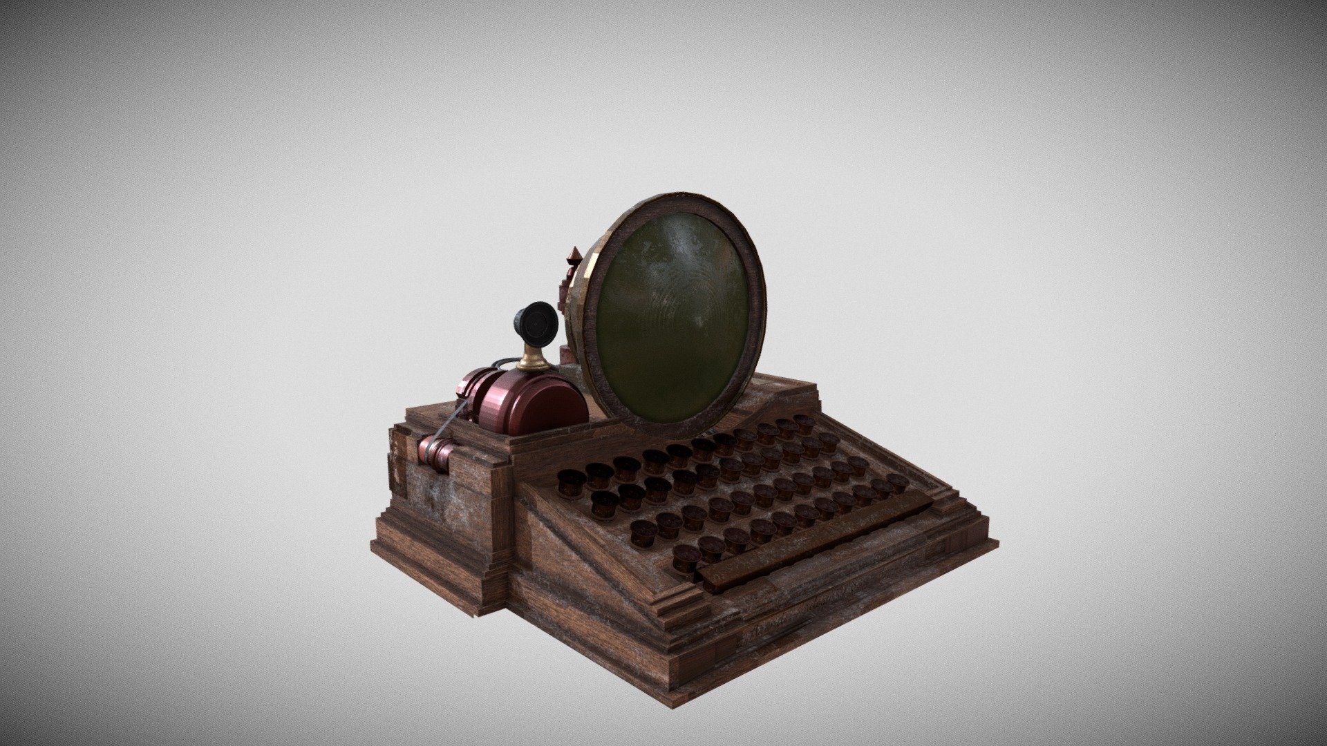 typewriter - Download Free 3D model by feros34 [dbaaca2] - Sketchfab