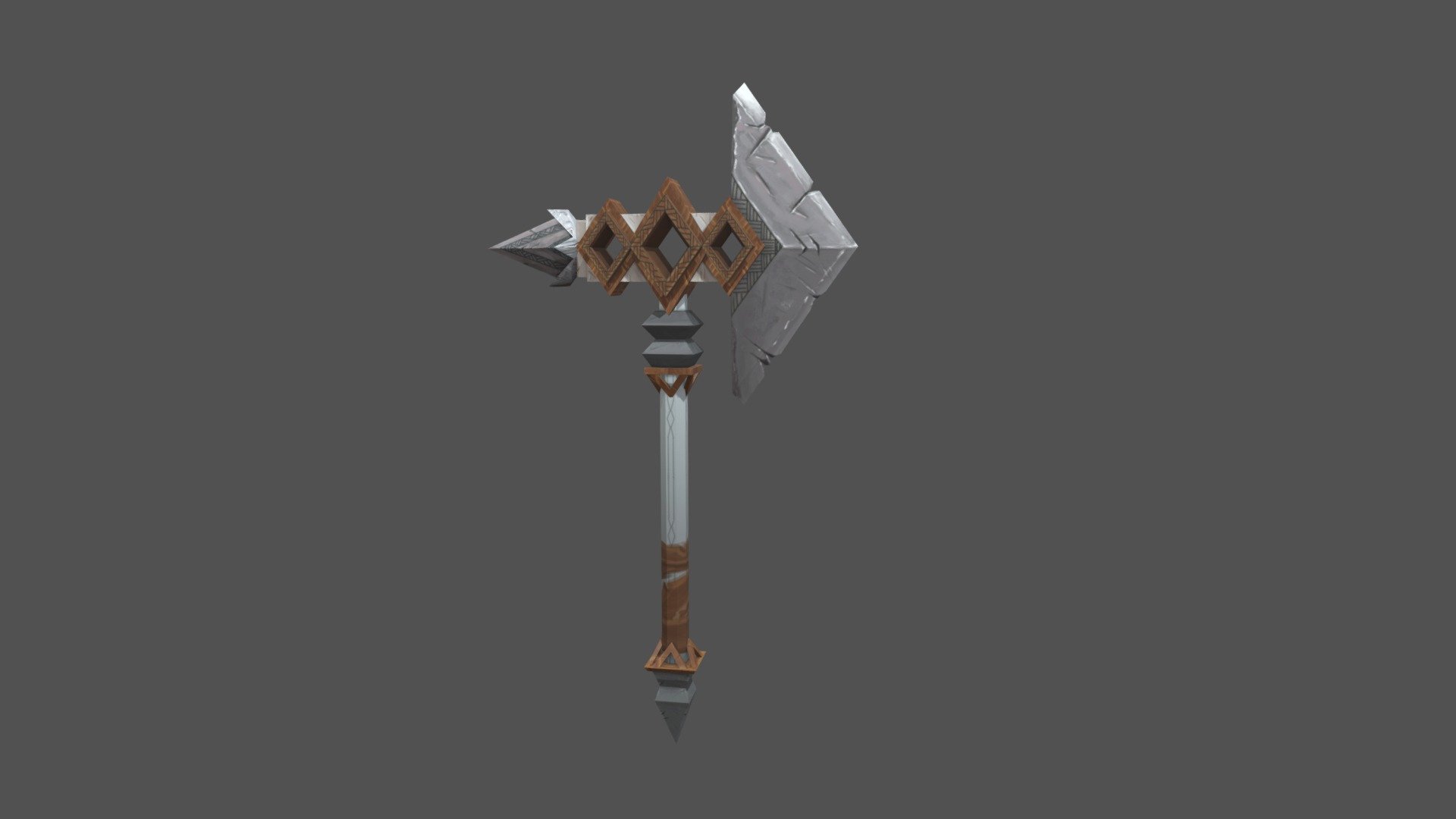 WOW_Dwarf-Axe - 3D model by FjodorVandenberghe [dbab9aa] - Sketchfab