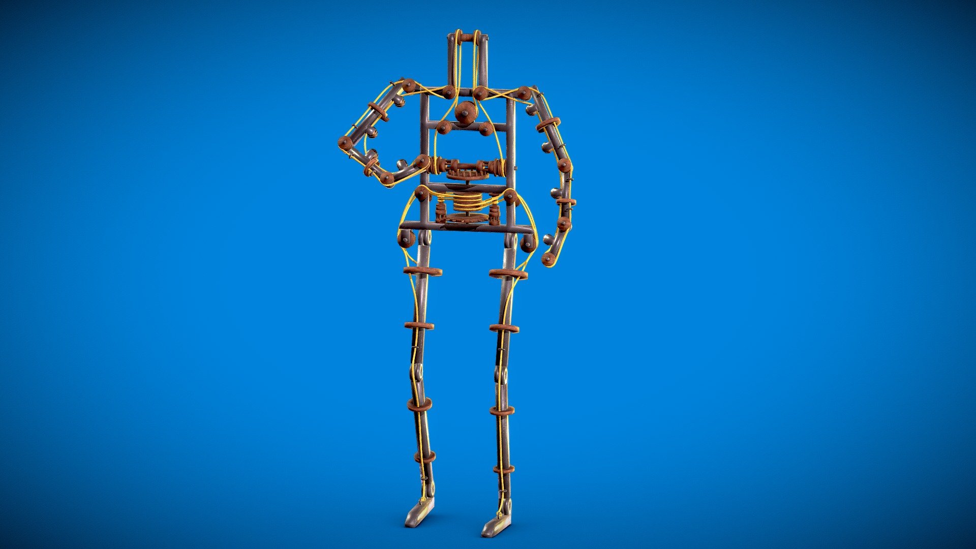 Da Vinci Inventions - Leonardo Robot - Buy Royalty Free 3D model by ...