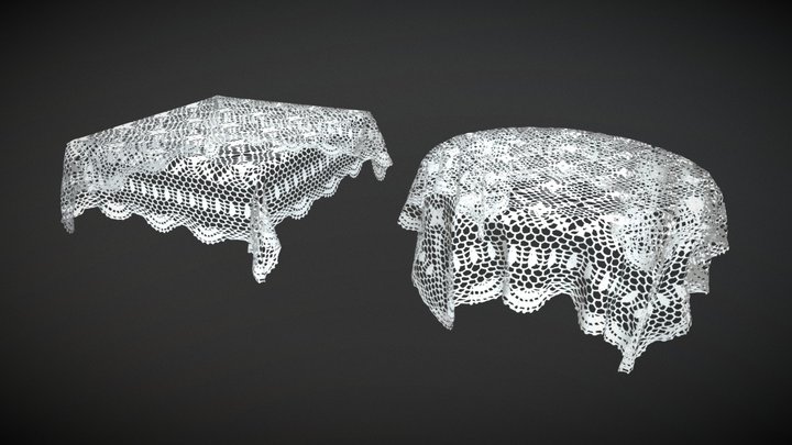 Tablecloths 3D models - Sketchfab
