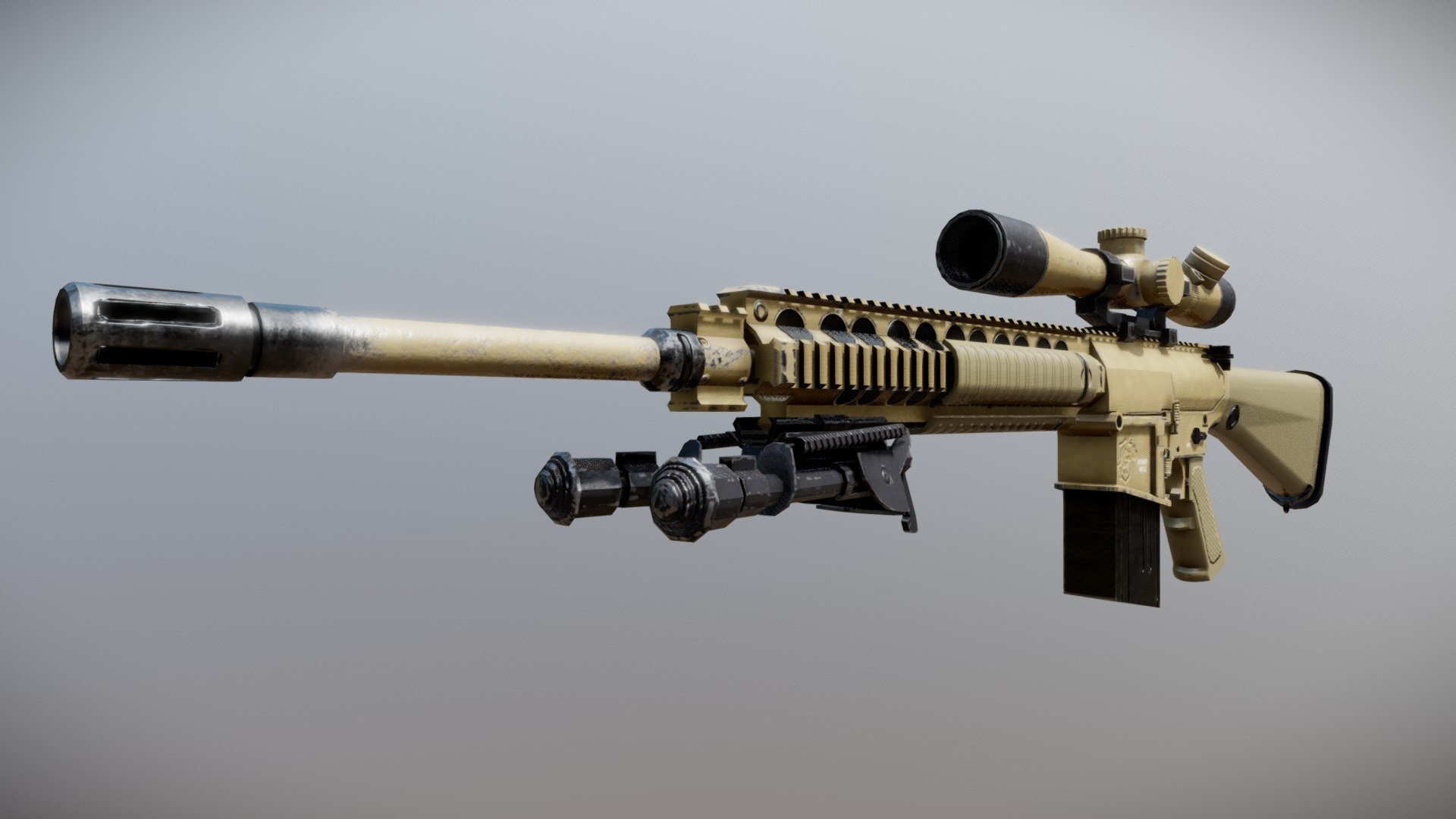 M110 - 3D model by BE03kou [dbb6a45] - Sketchfab
