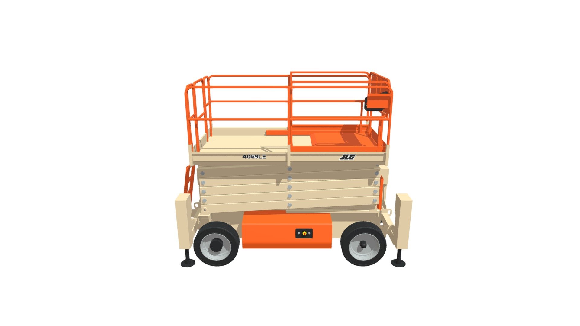 JLG - 4069LE - 3D model by bimstore (@Revitspace) [dbb75af] - Sketchfab