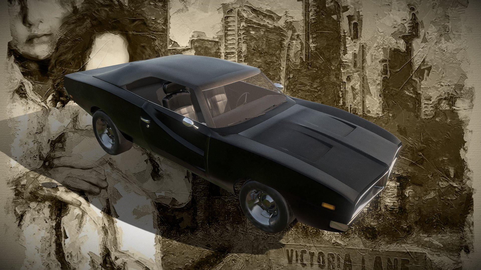Dodge Charger - 3D model by Juan Gauthier (@JuanGauthier) [dbb7d0f ...