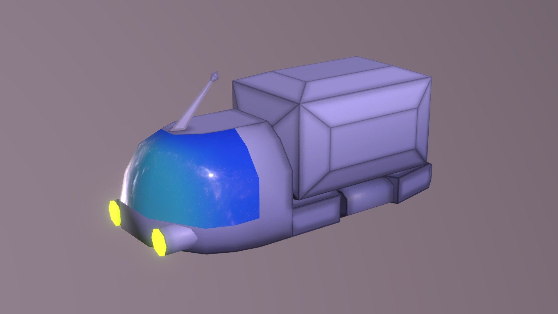 Low Poly Spacetruck - Download Free 3D model by markus.blend [dbb83f7 ...