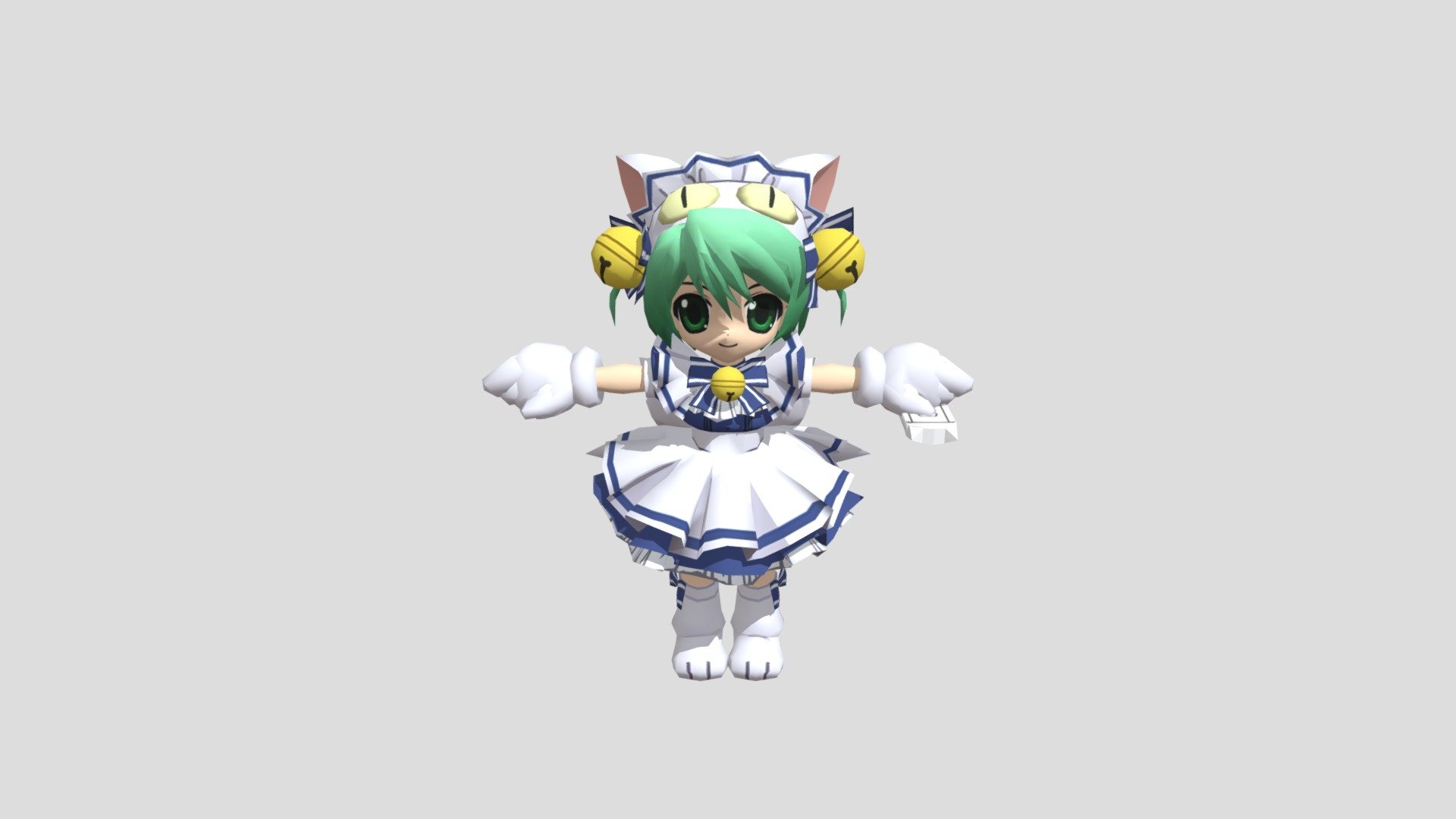 Super Heroine Chronicle (Di Gi Charat) - Dejiko - Download Free 3D ...
