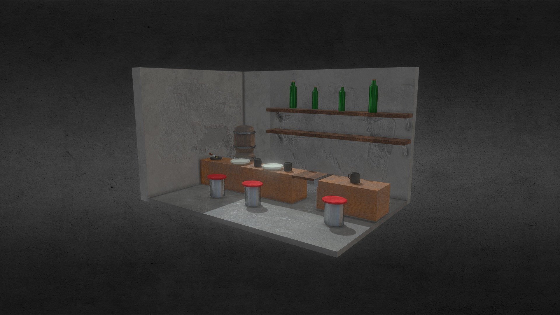 cena diorama checkpoint - 3D model by Diogo Carvalho (@DOC20101 ...