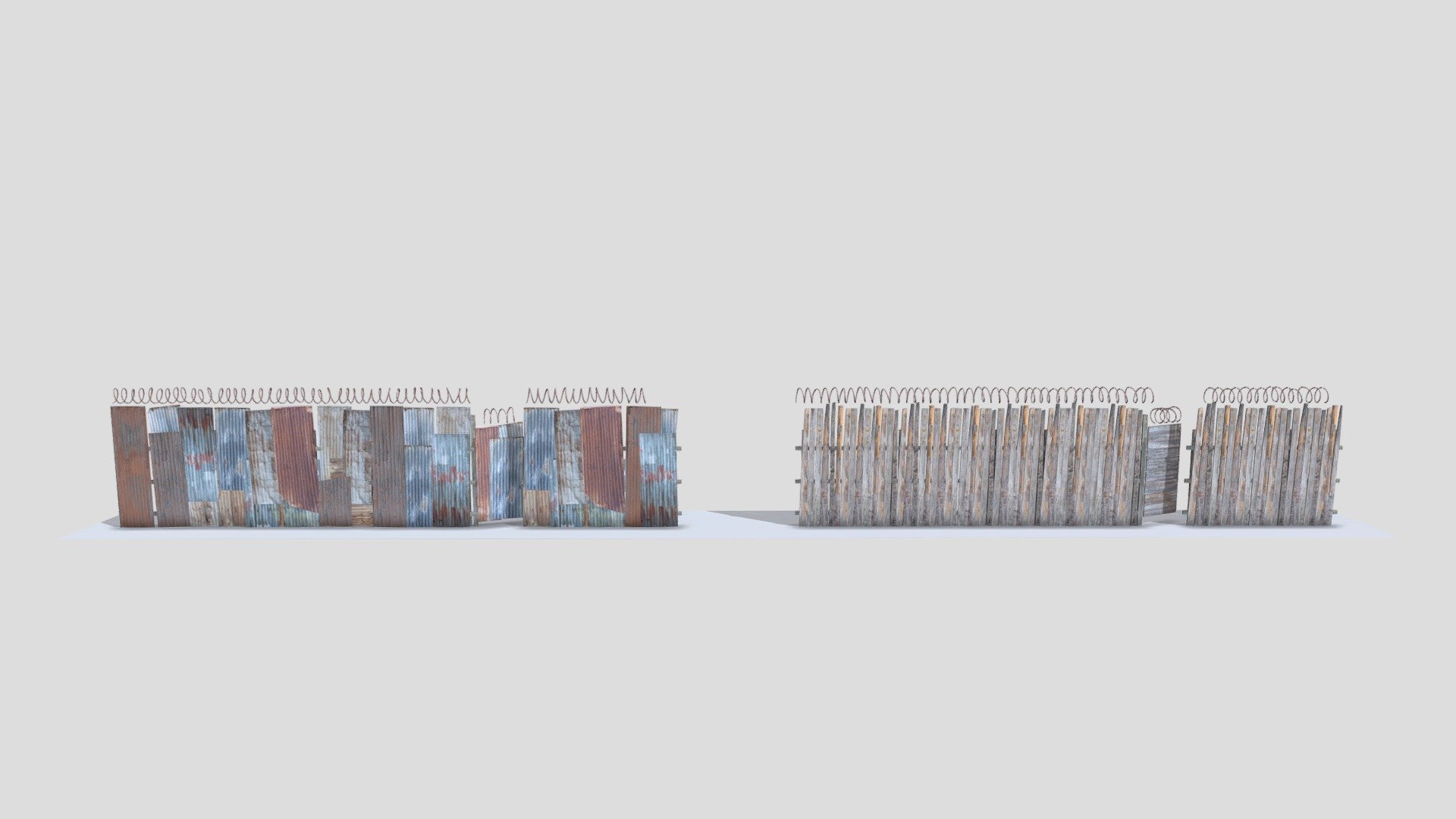 Fence PA 01 Draft Demo - Download Free 3D model by PropsLib [dbbd144 ...