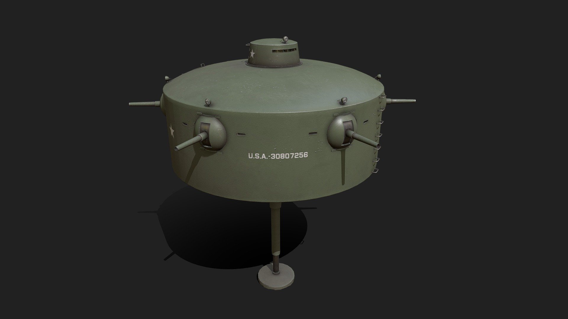 Wallace Leaping Tank - Buy Royalty Free 3D model by Tim Samedov ...