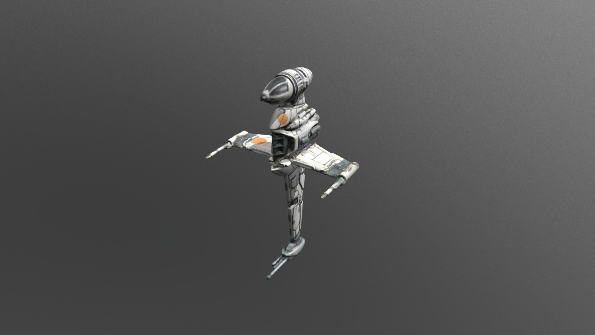 B- Wing - Download Free 3D model by campkb [dbbed83] - Sketchfab