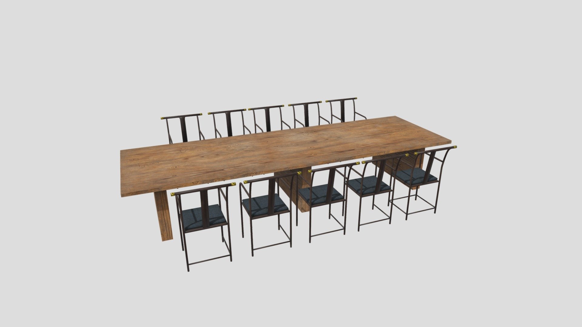 Long Table_4 - Buy Royalty Free 3D model by rebuilderai (@RebuilderAI ...