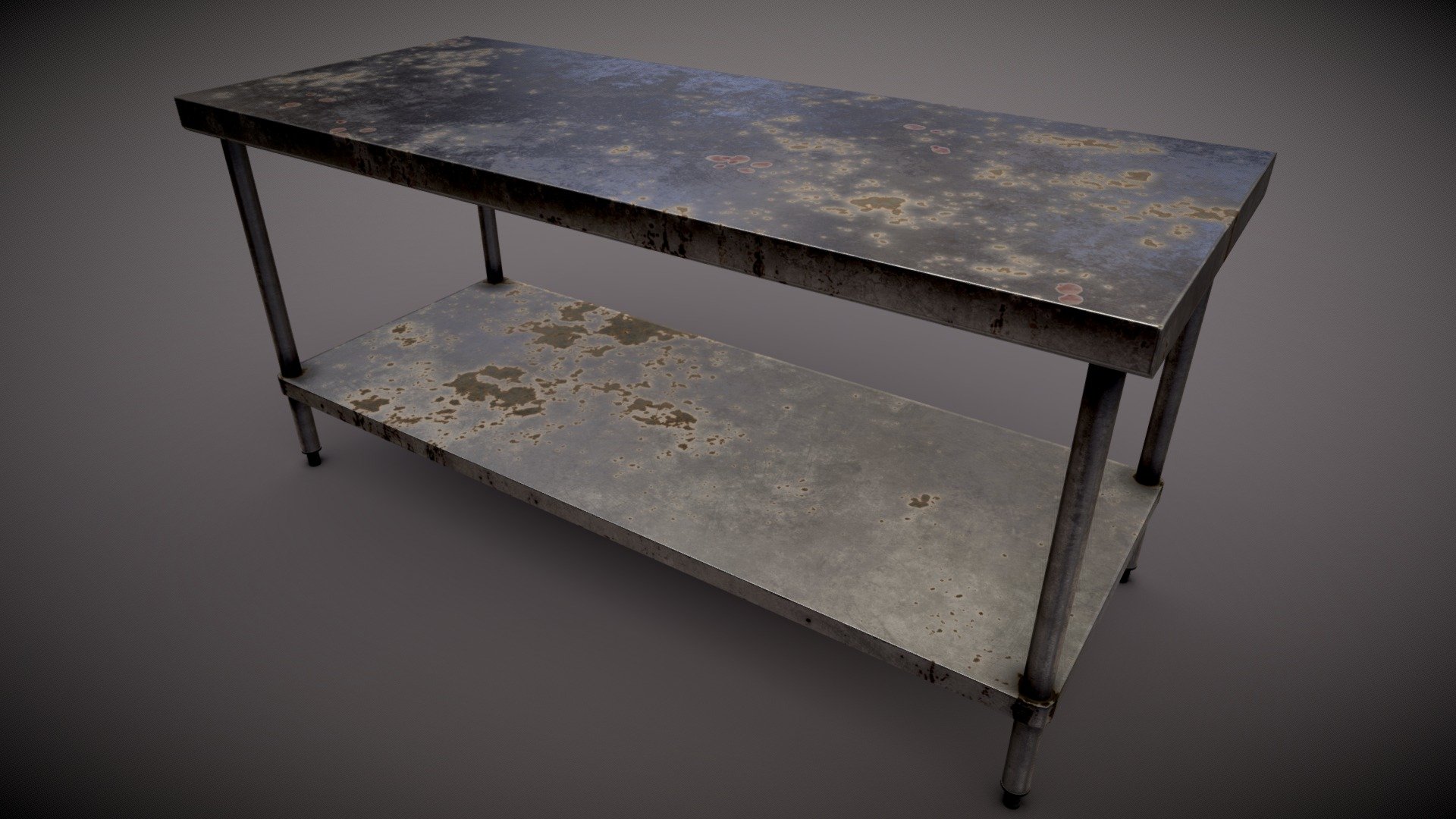 Stainless Steel Table - 3D model by Kimberly Julian (@kim.julian ...