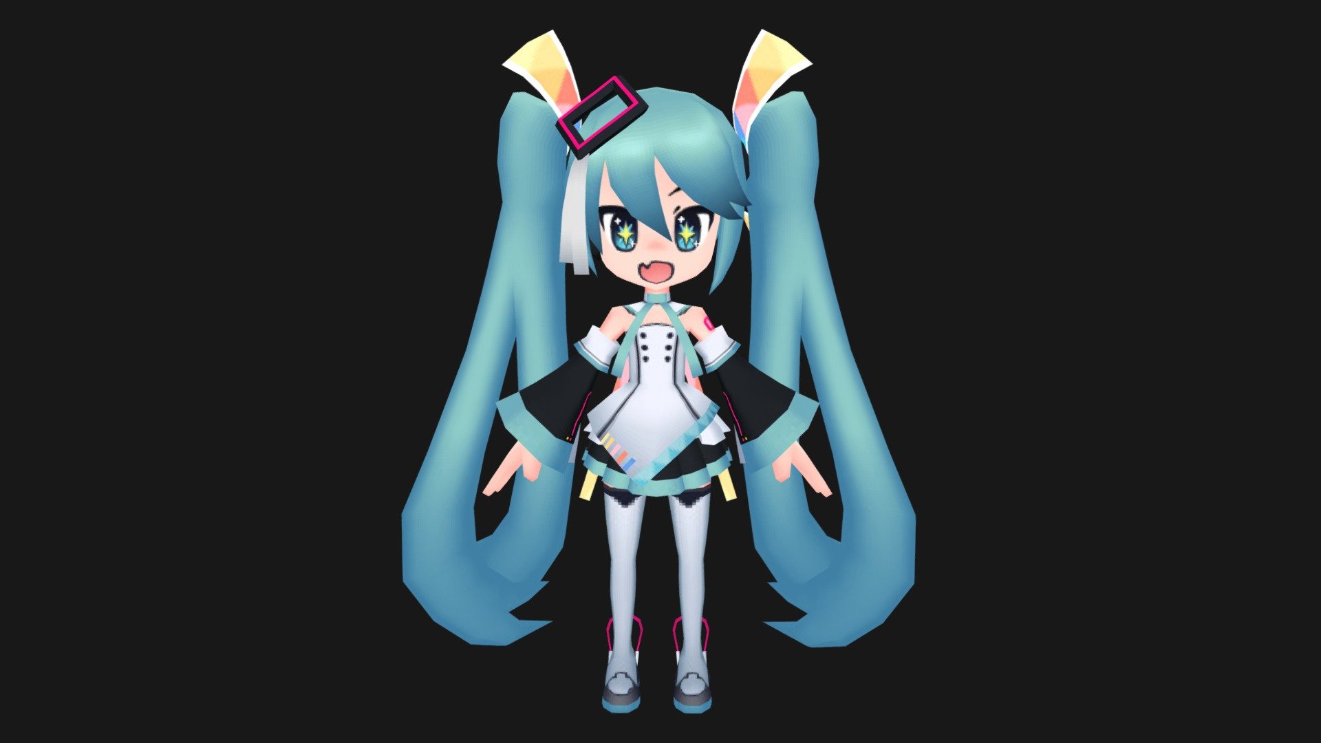 Hatsune Miku - 10th Anniversary Edition - 3D model by Keven ...