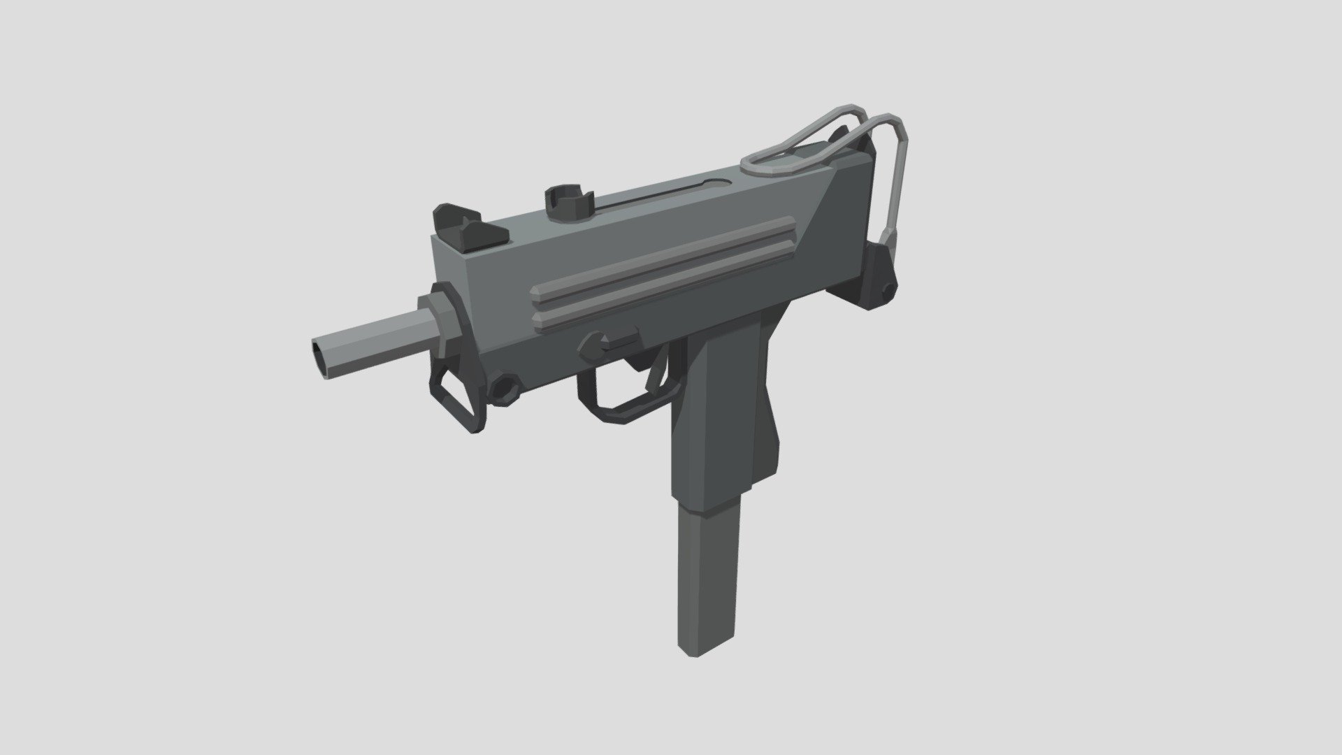 Low Poly Mac-10 - Buy Royalty Free 3D model by LowPolyCount ...