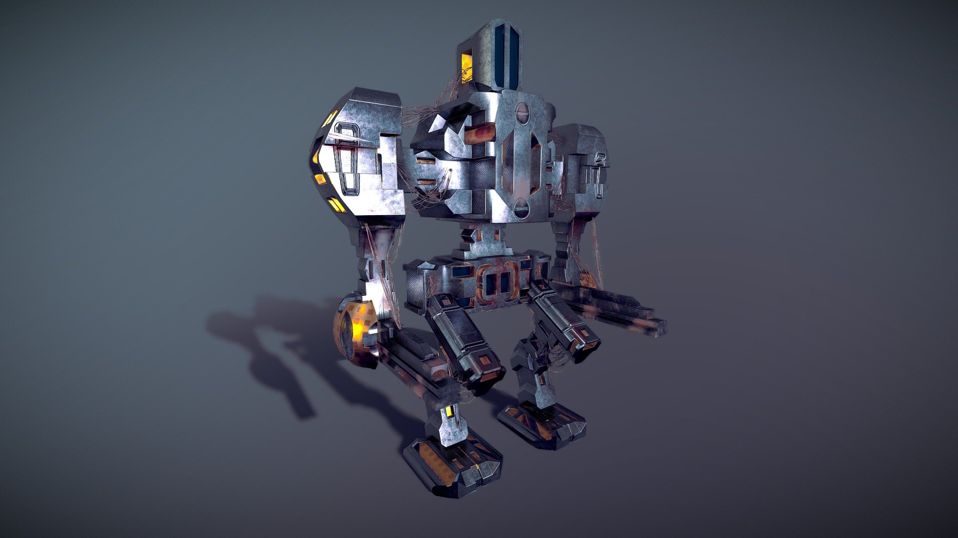 Made A Mech :) - 3D model by MrMarksman [dbc4297] - Sketchfab
