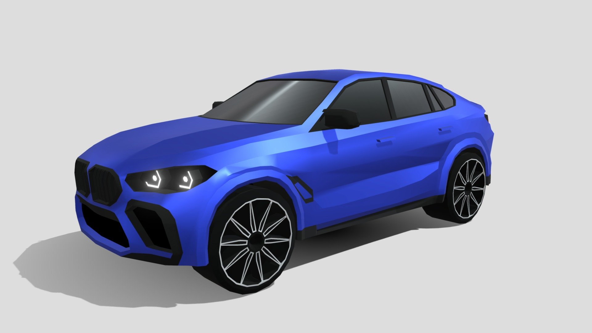 Low Poly BMW X6M Competition - Download Free 3D model by SharkyStudios ...