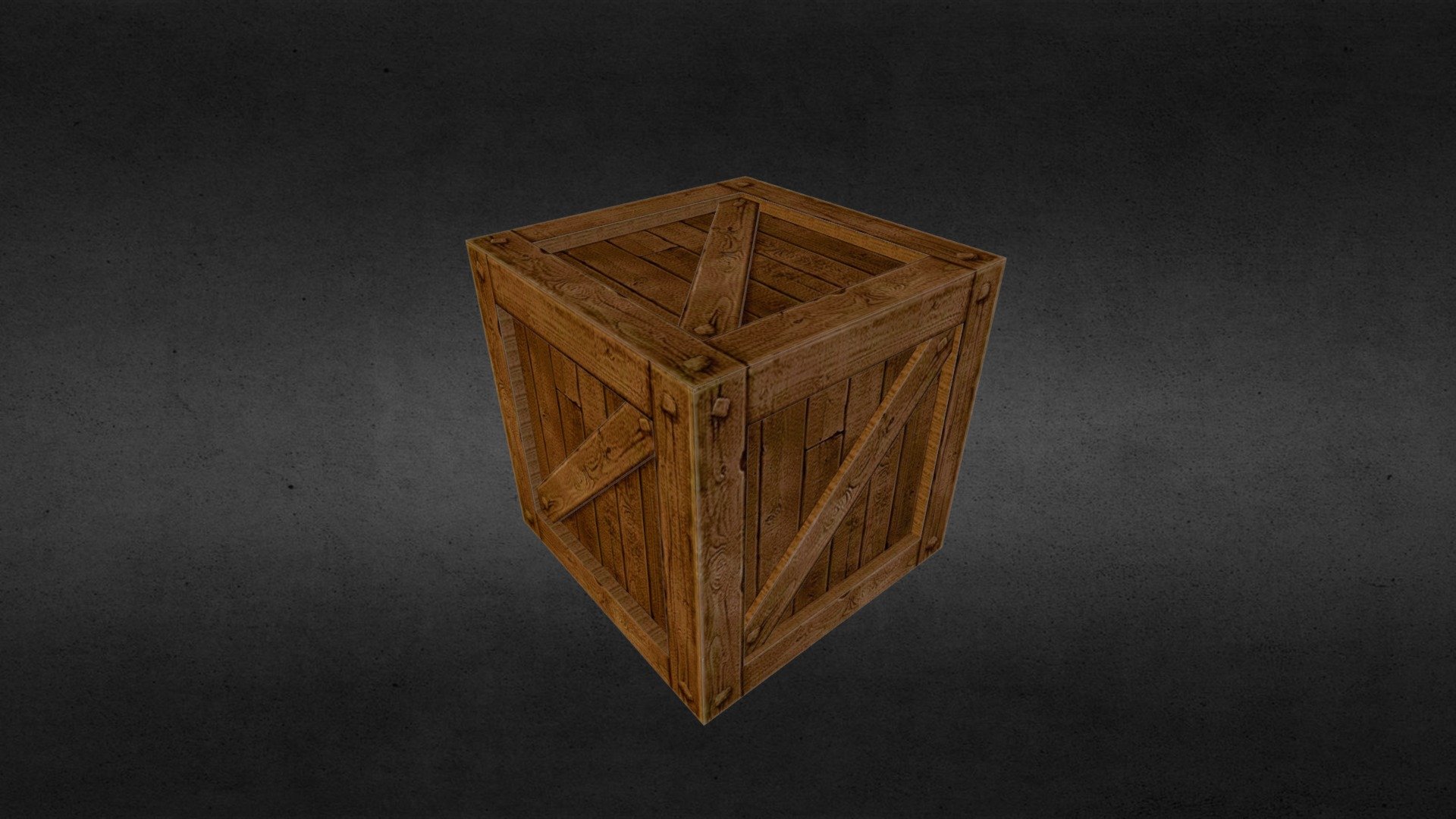 Simple Crate - 3D model by chaotictech [dbc5172] - Sketchfab