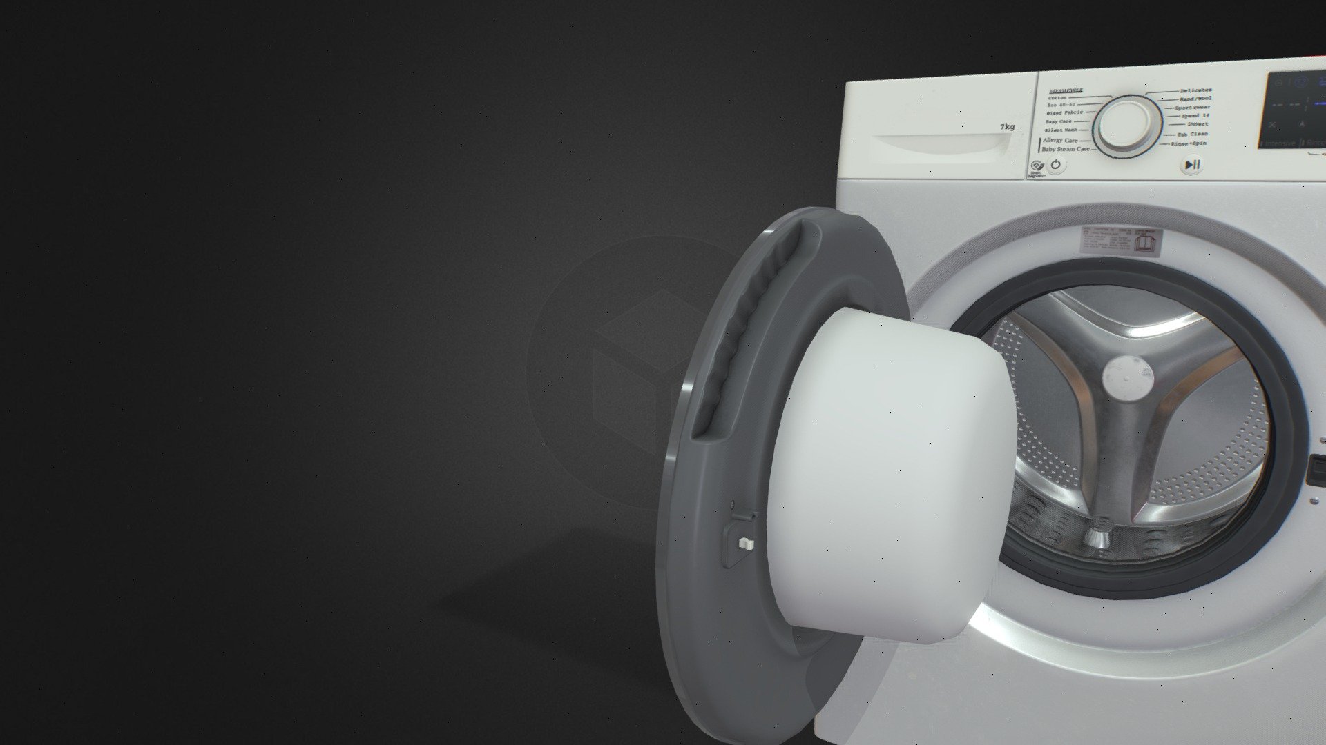 Washing Machine - 3D model by Nice2meetU2 [dbc7a8f] - Sketchfab