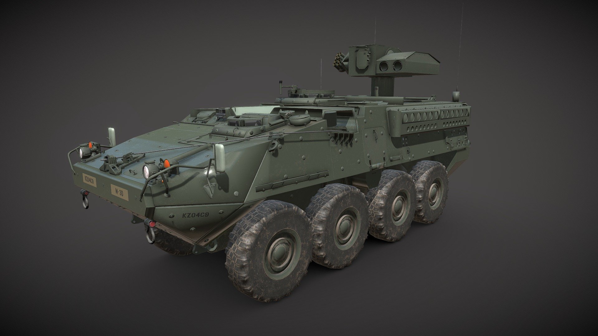 M1134 Stryker - Buy Royalty Free 3D model by youssef.koumi [dbc8348 ...