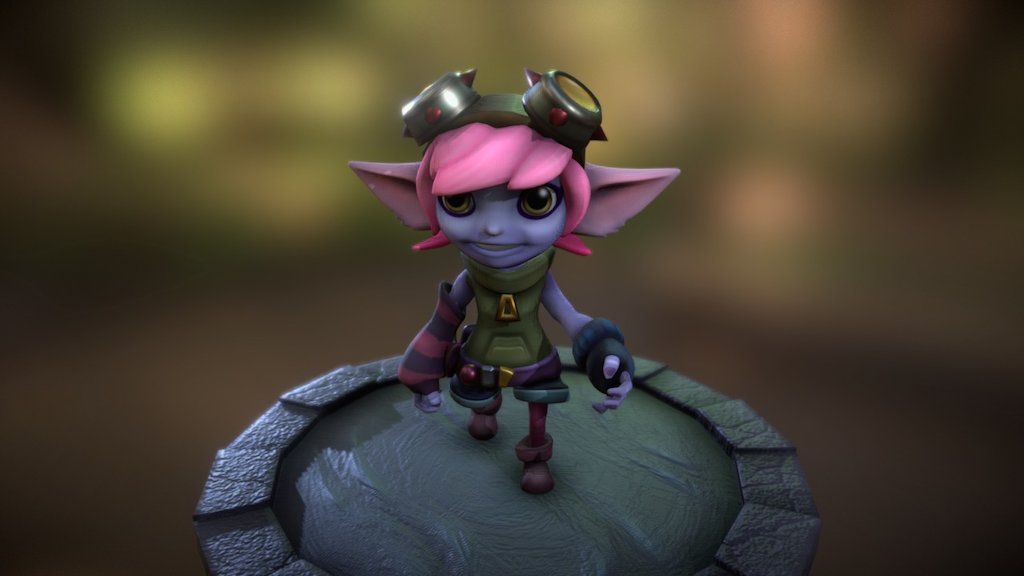 Riot Girl Tristana - League of Legends - 3D model by pulmunyi [dbc9c98 ...