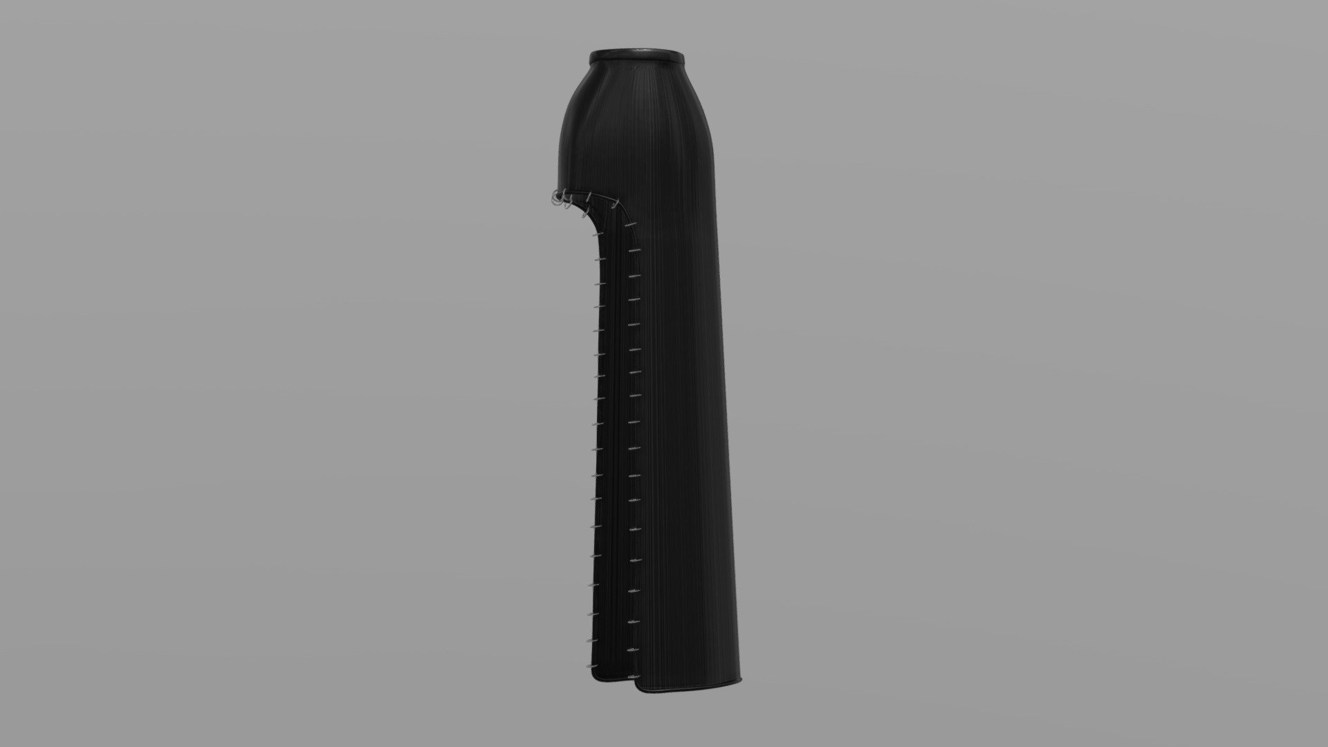 Asymmetric Maxi Skirt Long Skirt With Rings Buy Royalty Free 3d