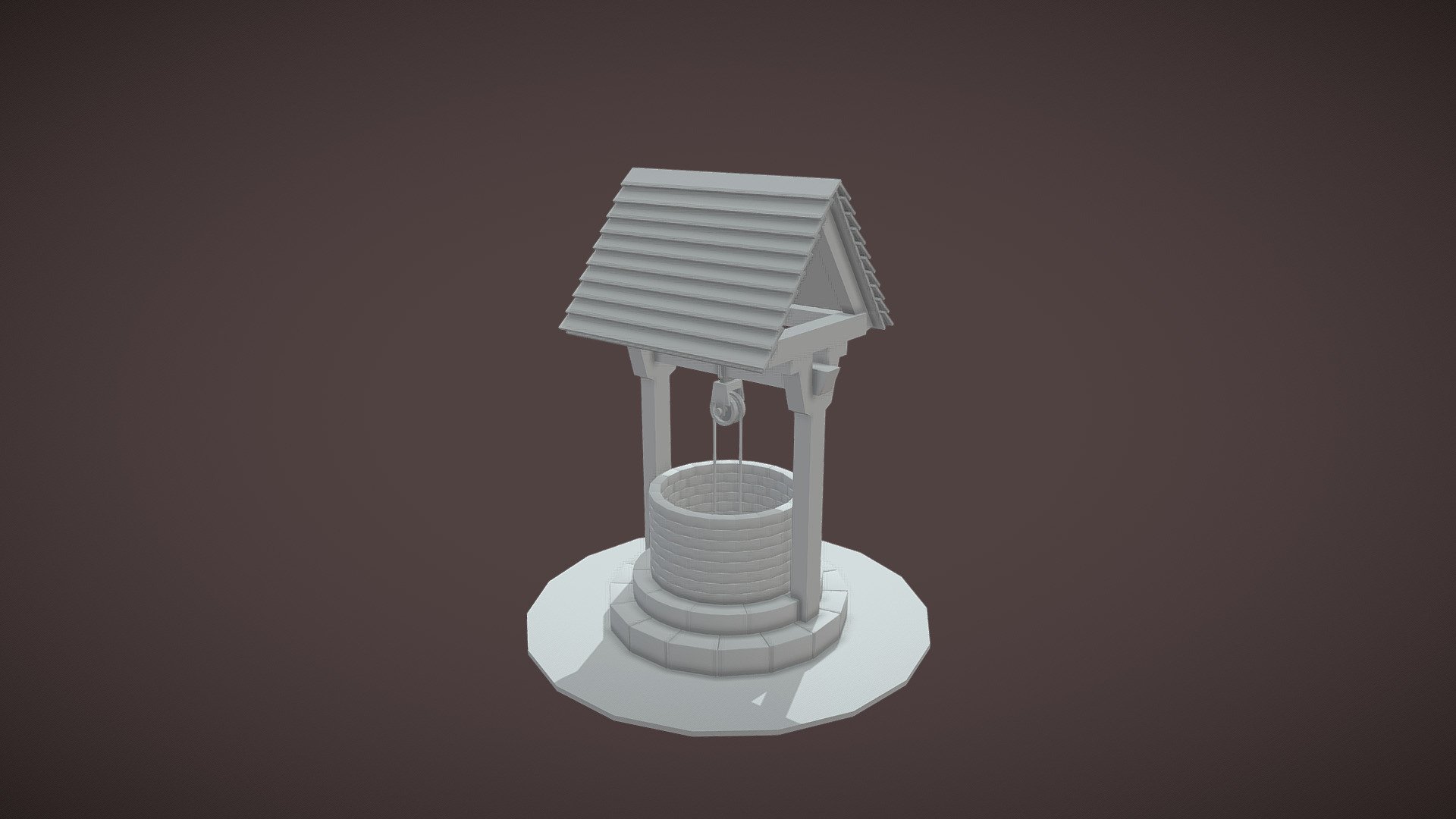studnia - 3D model by Deszer [dbcbef2] - Sketchfab