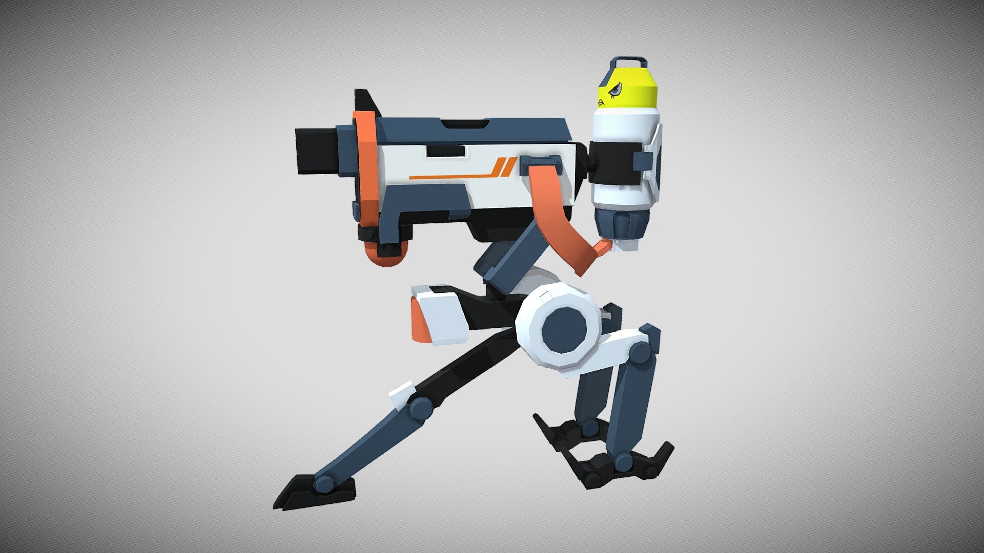 Turret_killjoys_gun by Shiva - 3D model by SHIVA (@Shiva14) [dbcc4d6 ...