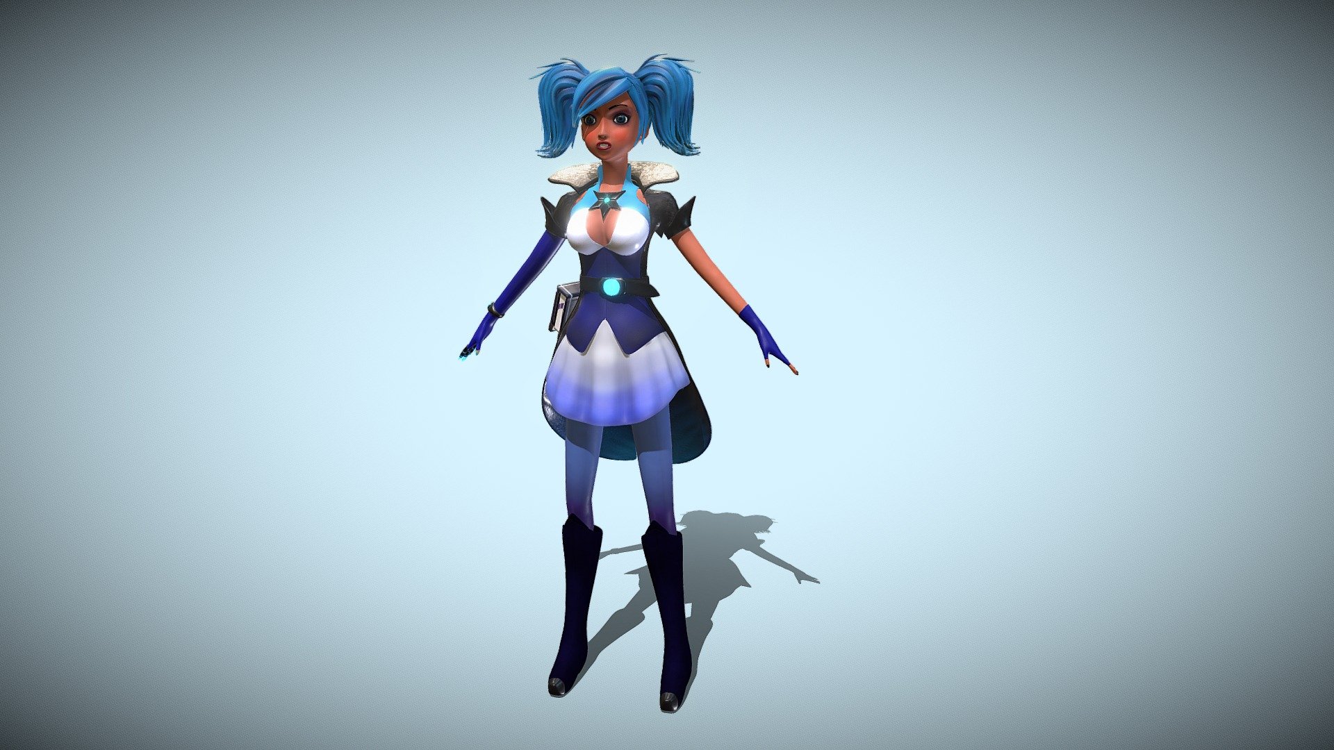 Evie - 3D model by RamiroQ [dbce6fa] - Sketchfab