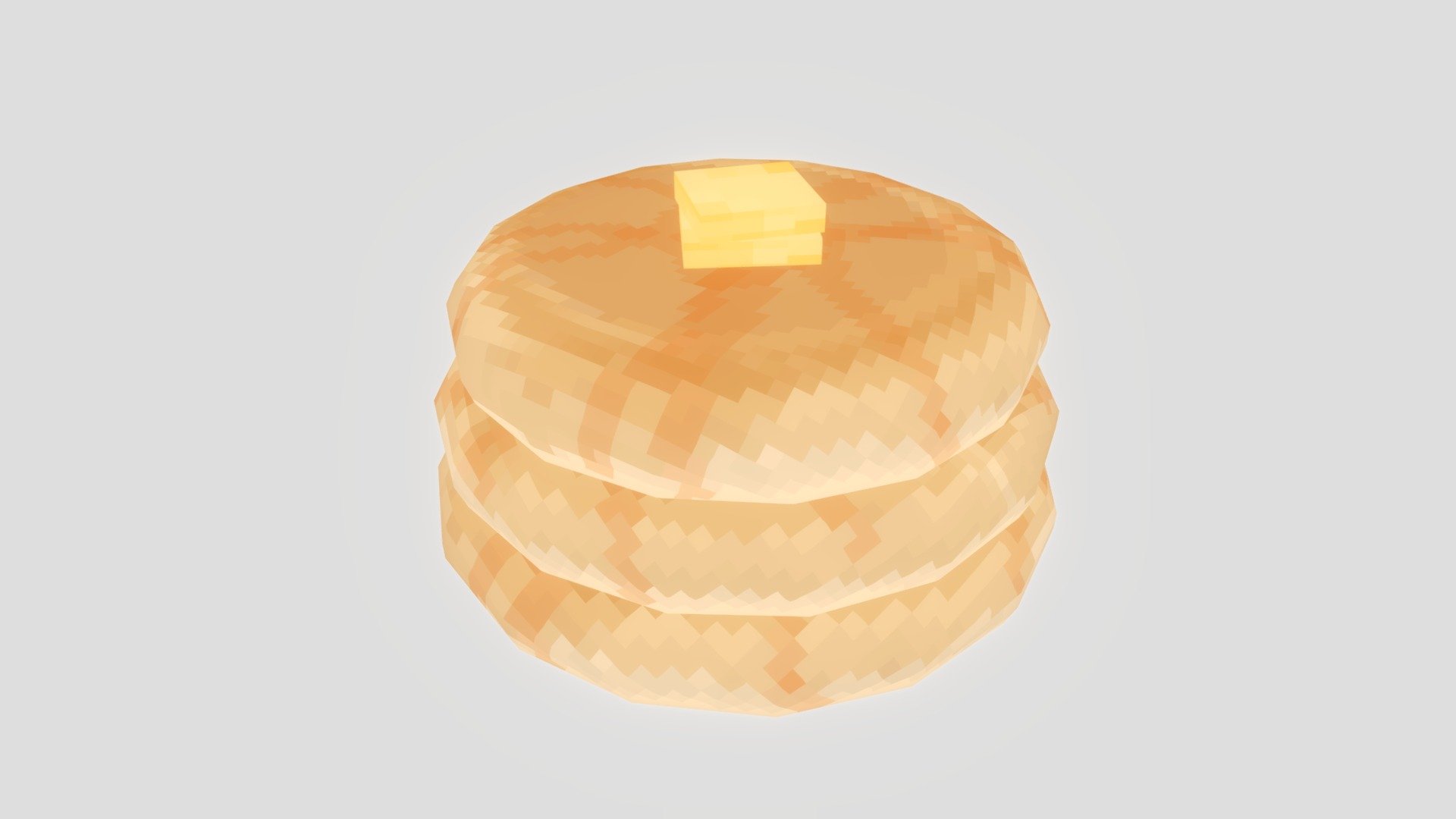 Pixel Art Pancakes - Download Free 3D model by NE14ABJ [dbcf2e0 ...
