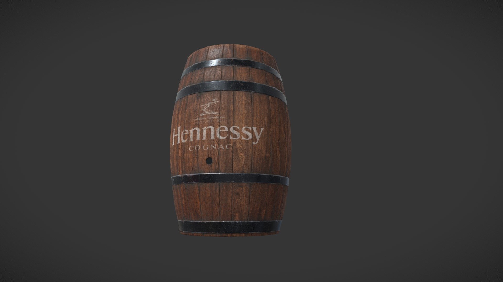 Wooden Barrel_low_ready (dark dirt edition) - Download Free 3D model by ...