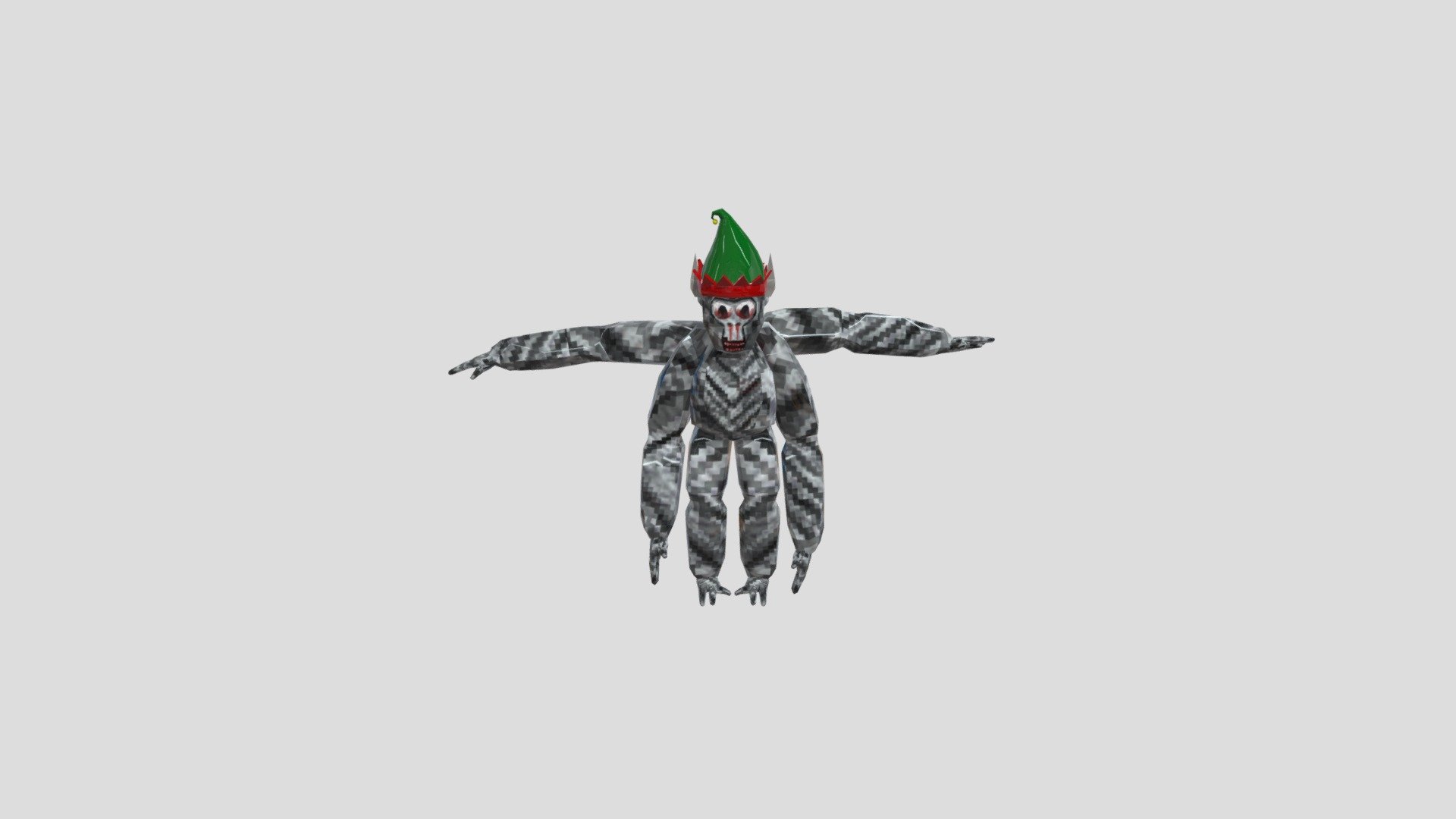 Gdi Or Clouds Gorilla Horror Player (Fanmade) - Download Free 3D model ...