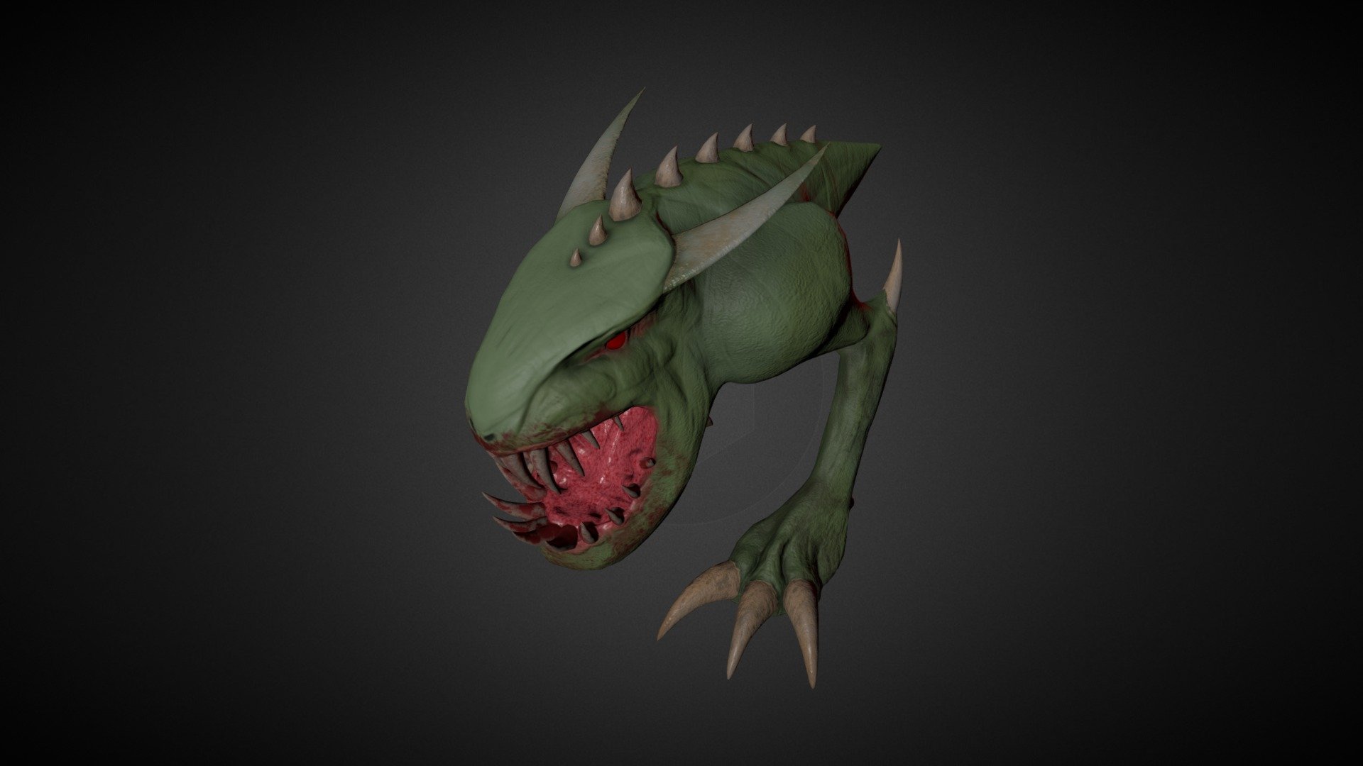 Spawn Green (Alien Shooter) - 3D model by Sovakin (@svkn.off) [dbd5030 ...