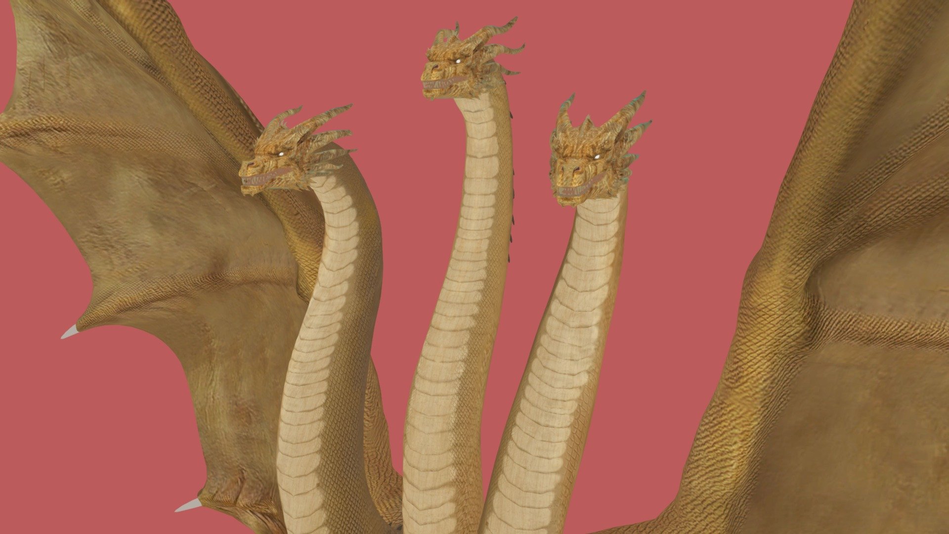 King Ghidorah - Download Free 3D model by MonsterVerse177 [dbd5879 ...