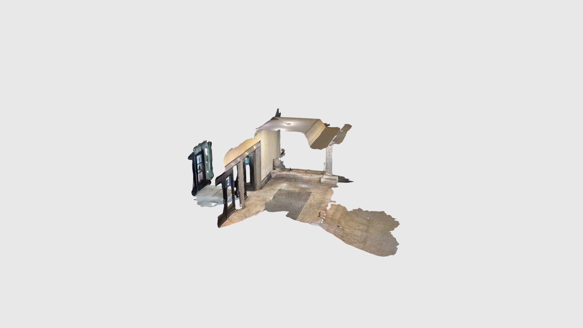 Gdynia railroad station entrance - Download Free 3D model by ...
