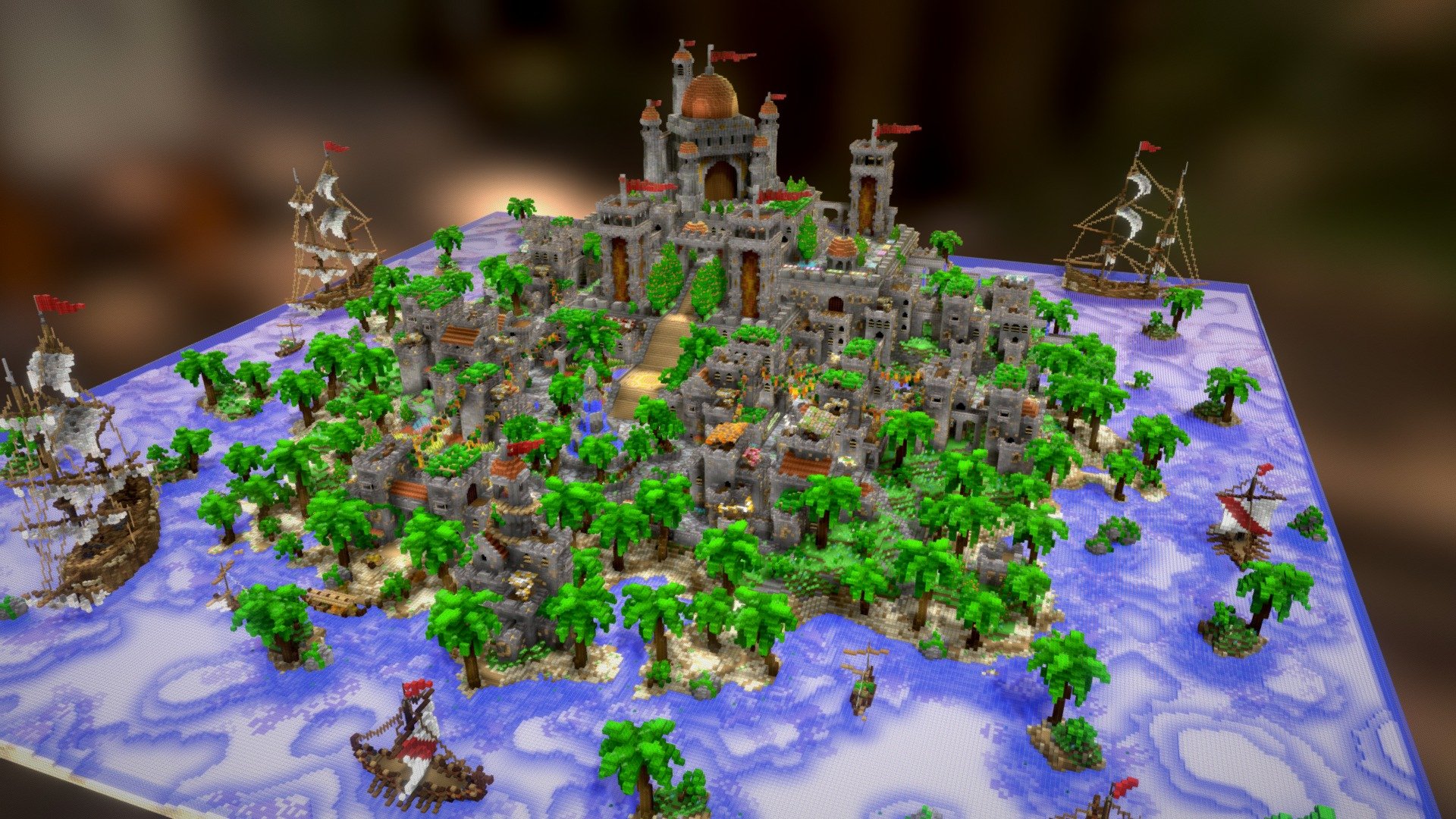 Stone Kingdom 450x450 Minecraft - 3D model by StormBlock (@grgicmateo ...