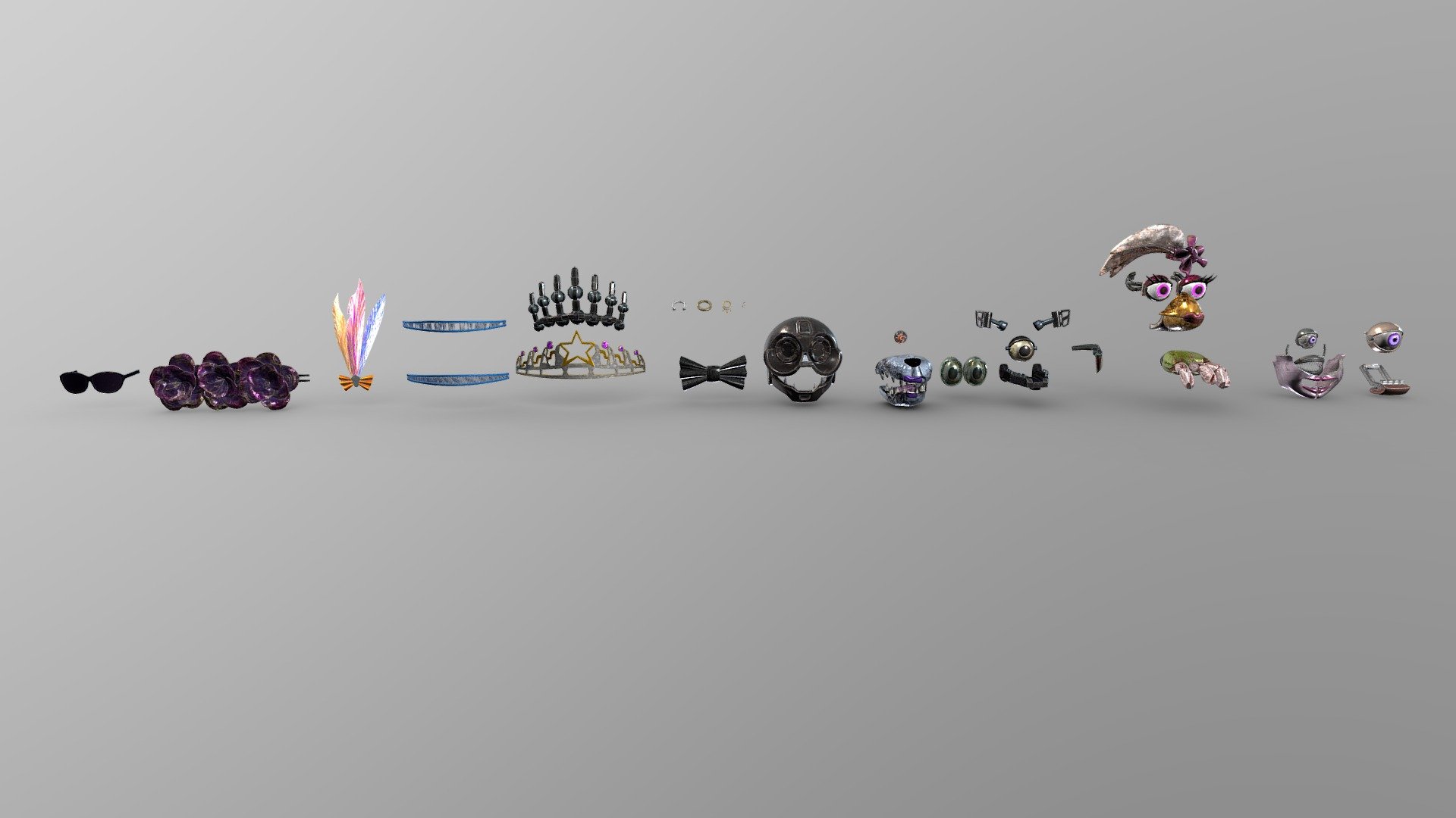 Fnaf Hw 2 Roxy Salon Props - Download Free 3D model by skylajade69 ...