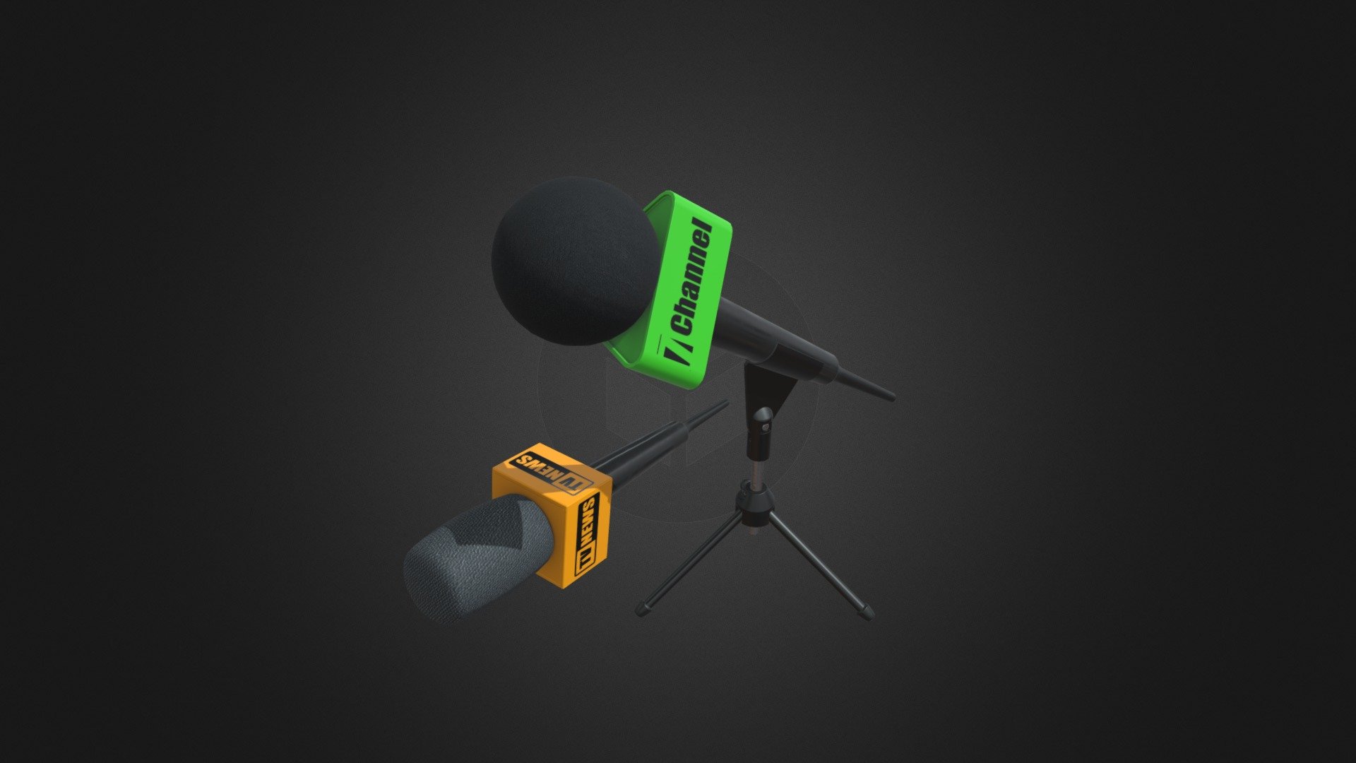 Microphones - 3D model by Sota 3007 (@celsota3007) [dbd8f4f] - Sketchfab