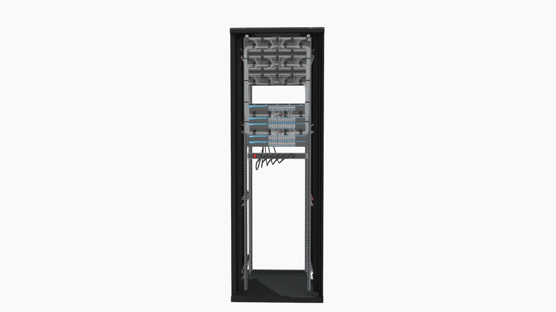 OPENETICS - Smart Rack Plus 42U (3) | 6 UTP Dca - 3D model by OPENETICS ...