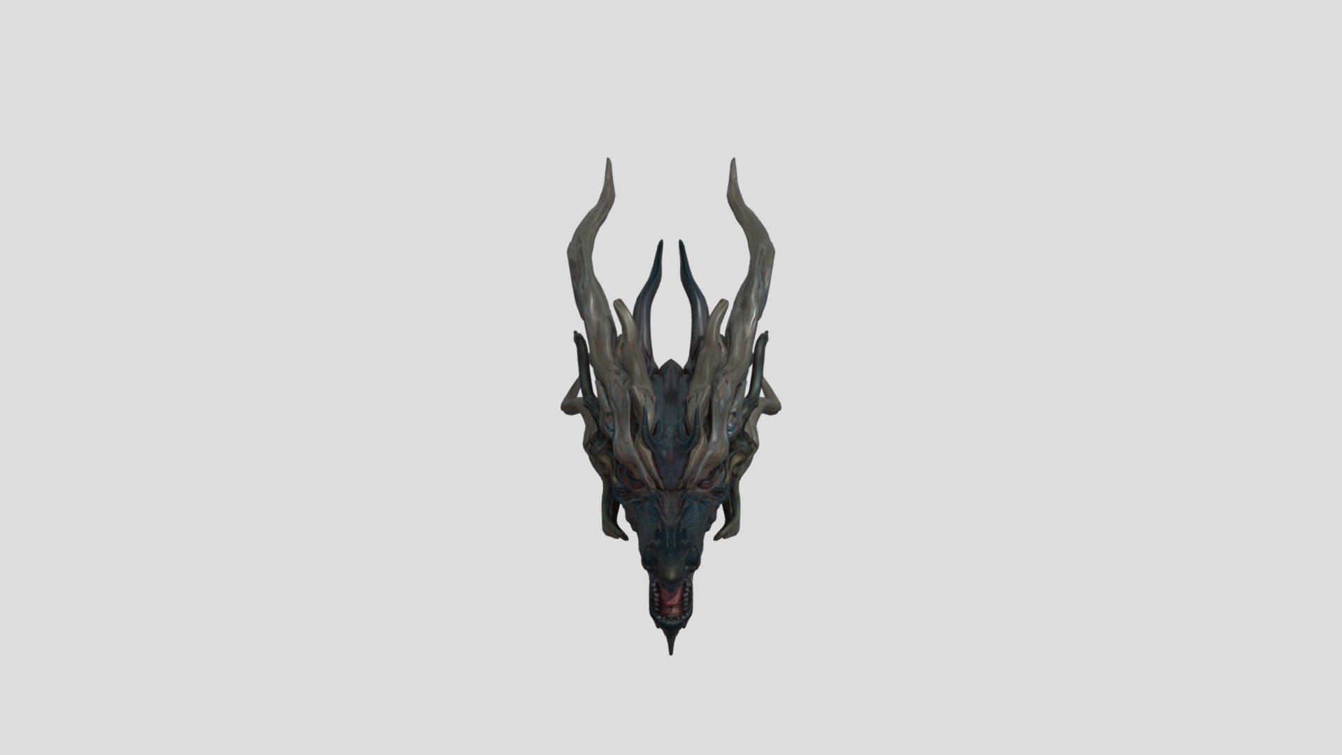 EASTERN DRAGON HEAD - 3D model by ziolin [dbda71a] - Sketchfab