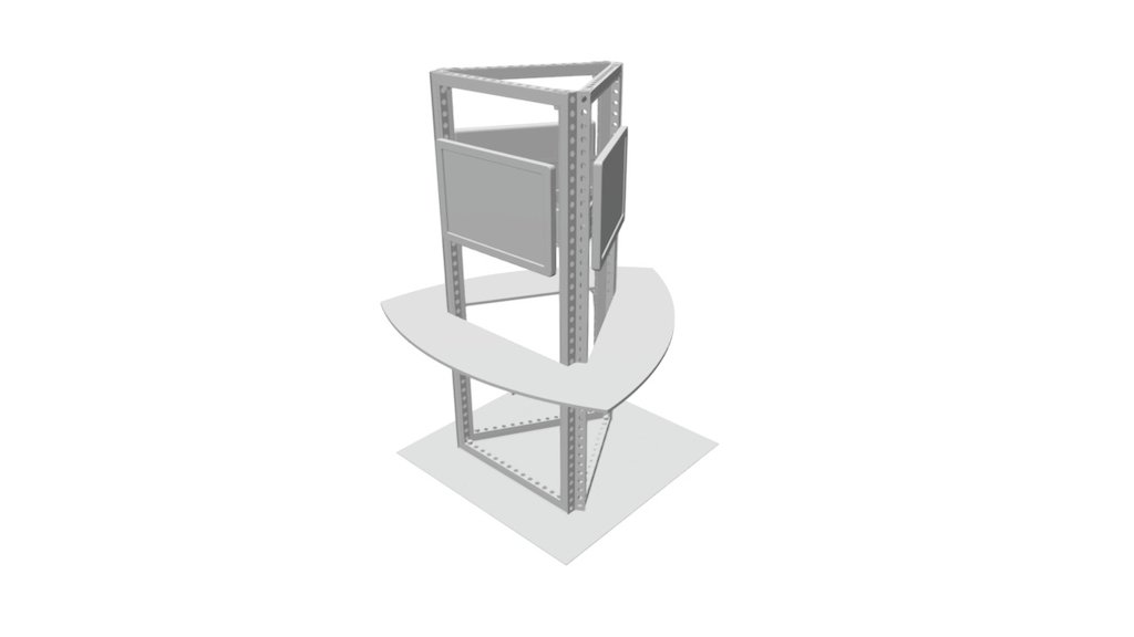 Kiosk Kit Design 7_Structure - 3D model by Image Options (@ImageOptions ...