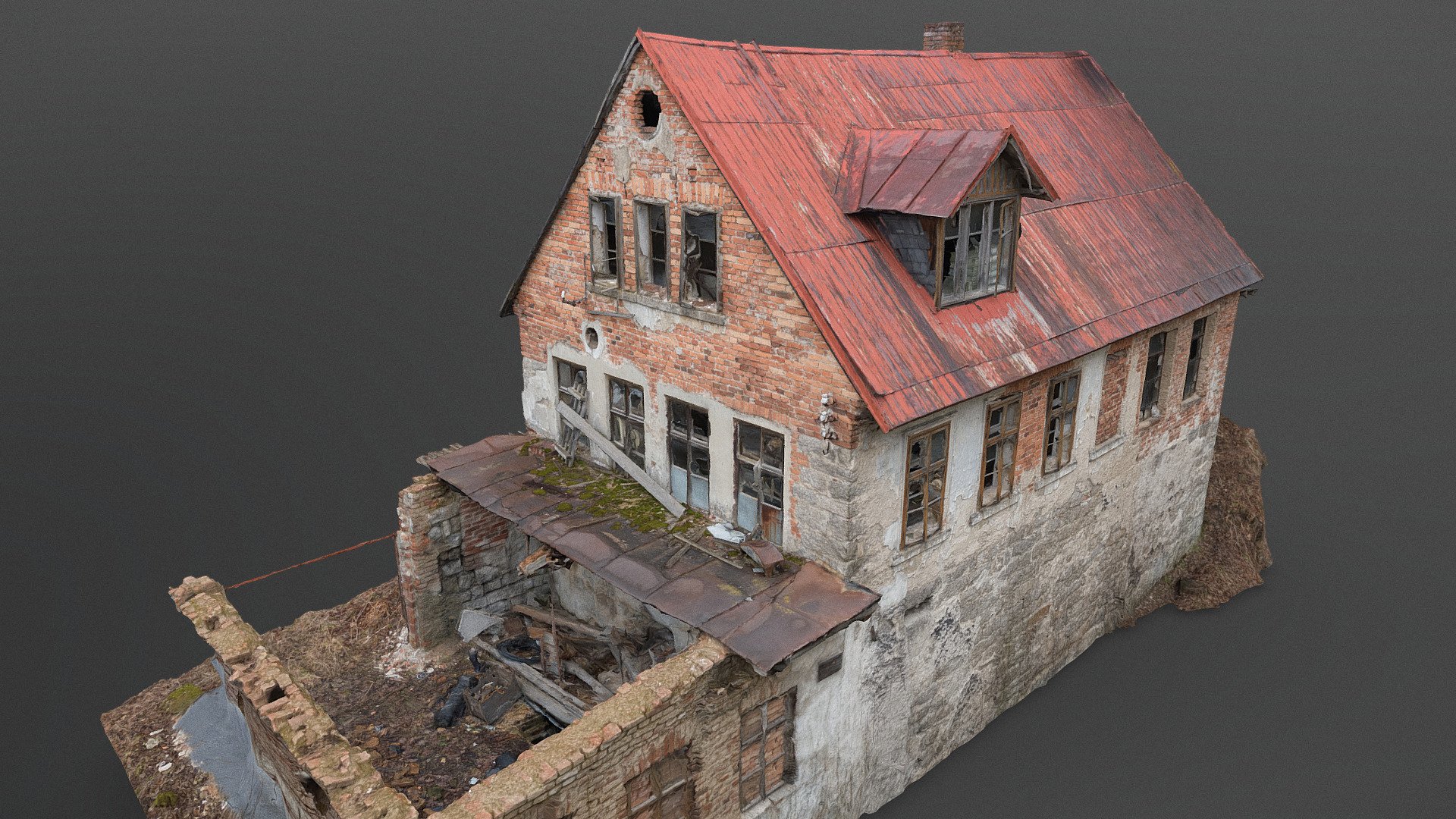 Old mill ruin - Buy Royalty Free 3D model by matousekfoto [dbdaf76 ...